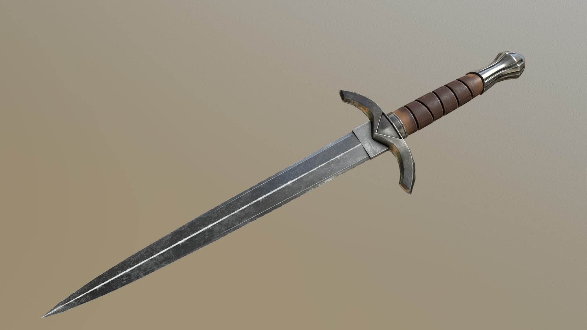 Iron Dagger - 3D model by Dakota (@koterboat) [0a39755] - Sketchfab
