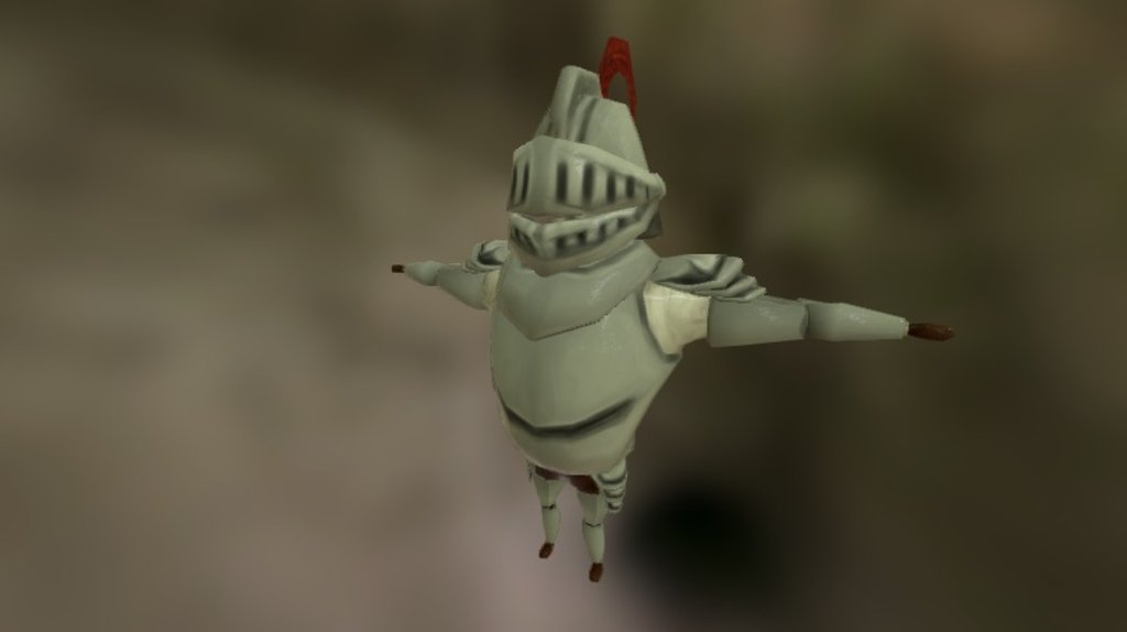 Cartoon Knight - 3D model by ldethhorse [0a3983e] - Sketchfab