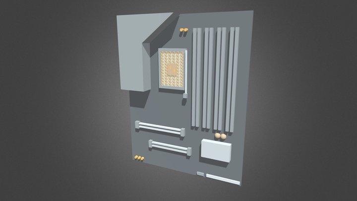 Motherboard 3D models - Sketchfab