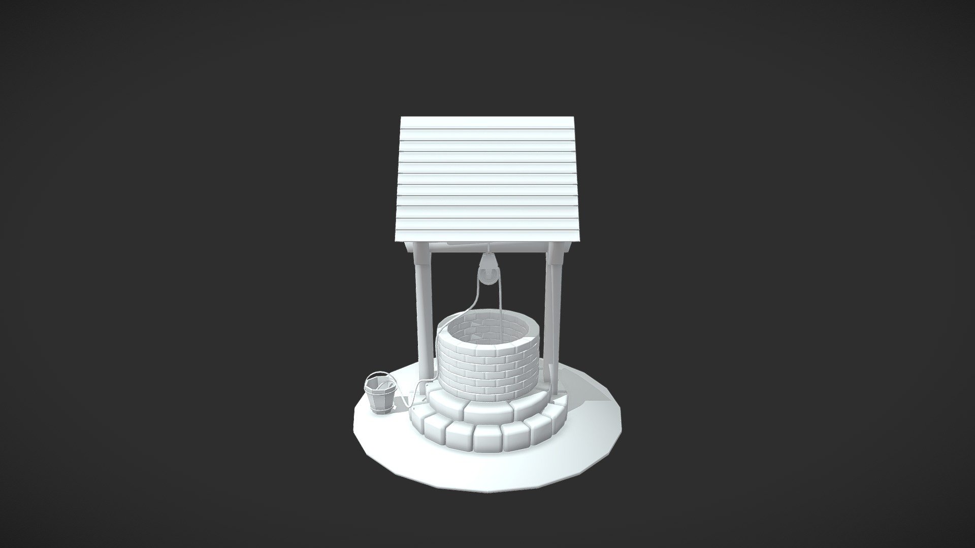 well - 3D model by alabadow [0a3b4bd] - Sketchfab