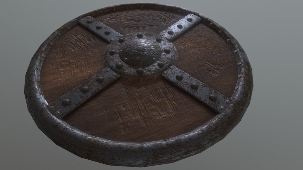 Battered Shield Update 5 - Download Free 3D model by Daniel Bedwell ...