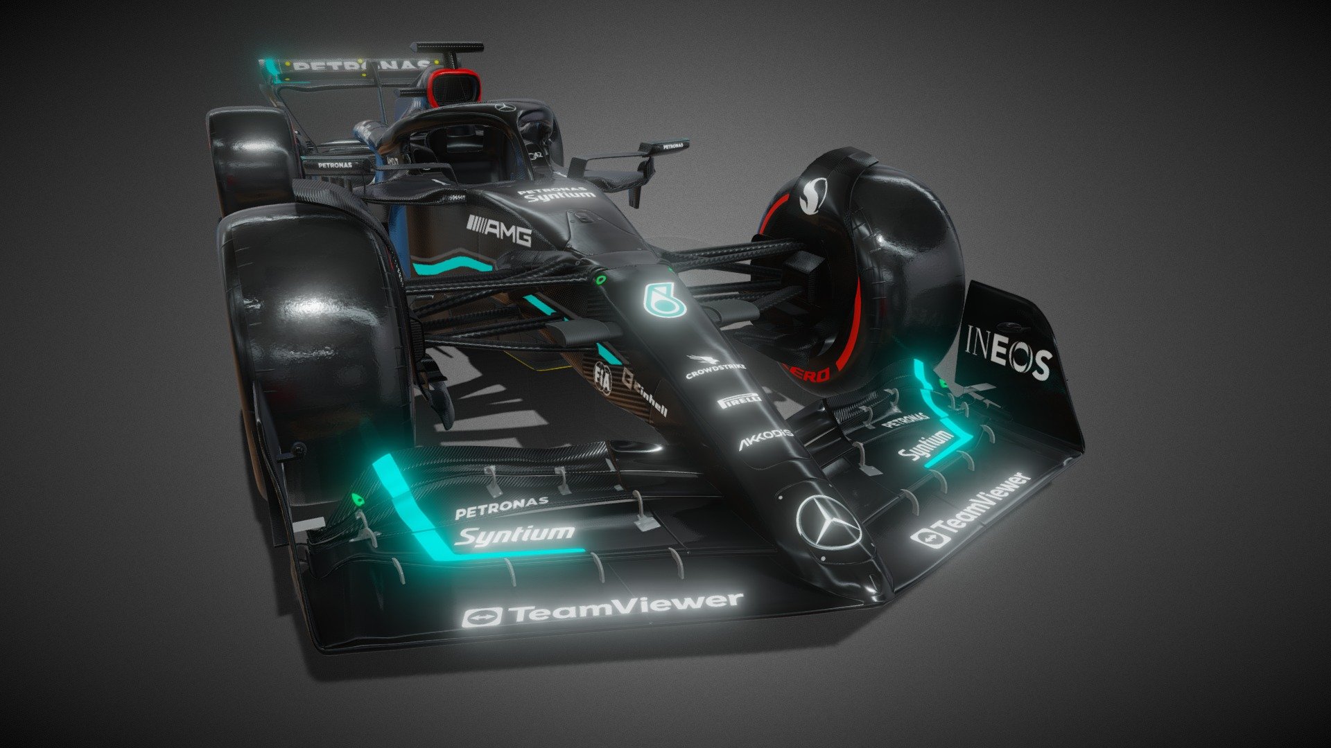 F1 Mercedes Benz W14 - 3D model by 3D model leisn (@wargaminglos05 ...