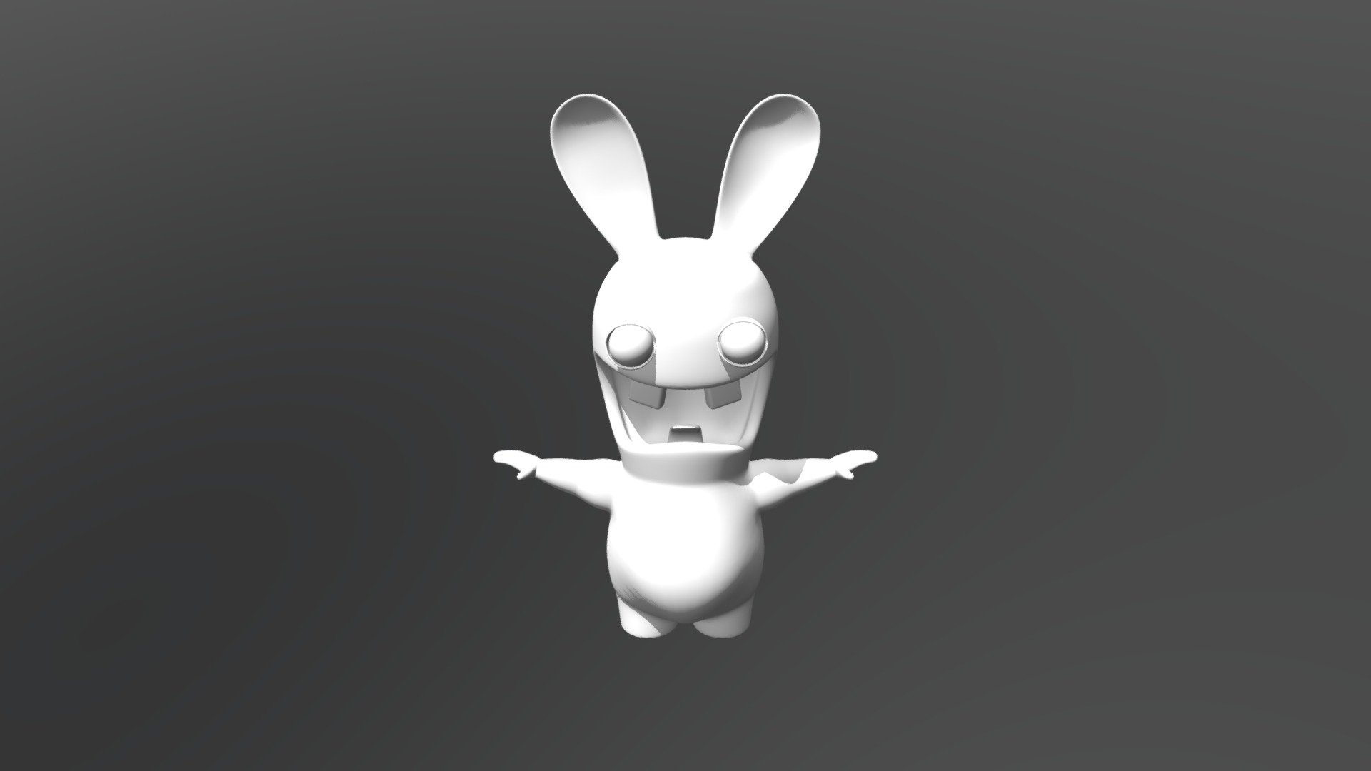 Lapin Cretin - 3D model by anthony.De Sousa (@anthony.desousa) [0a3e879 ...