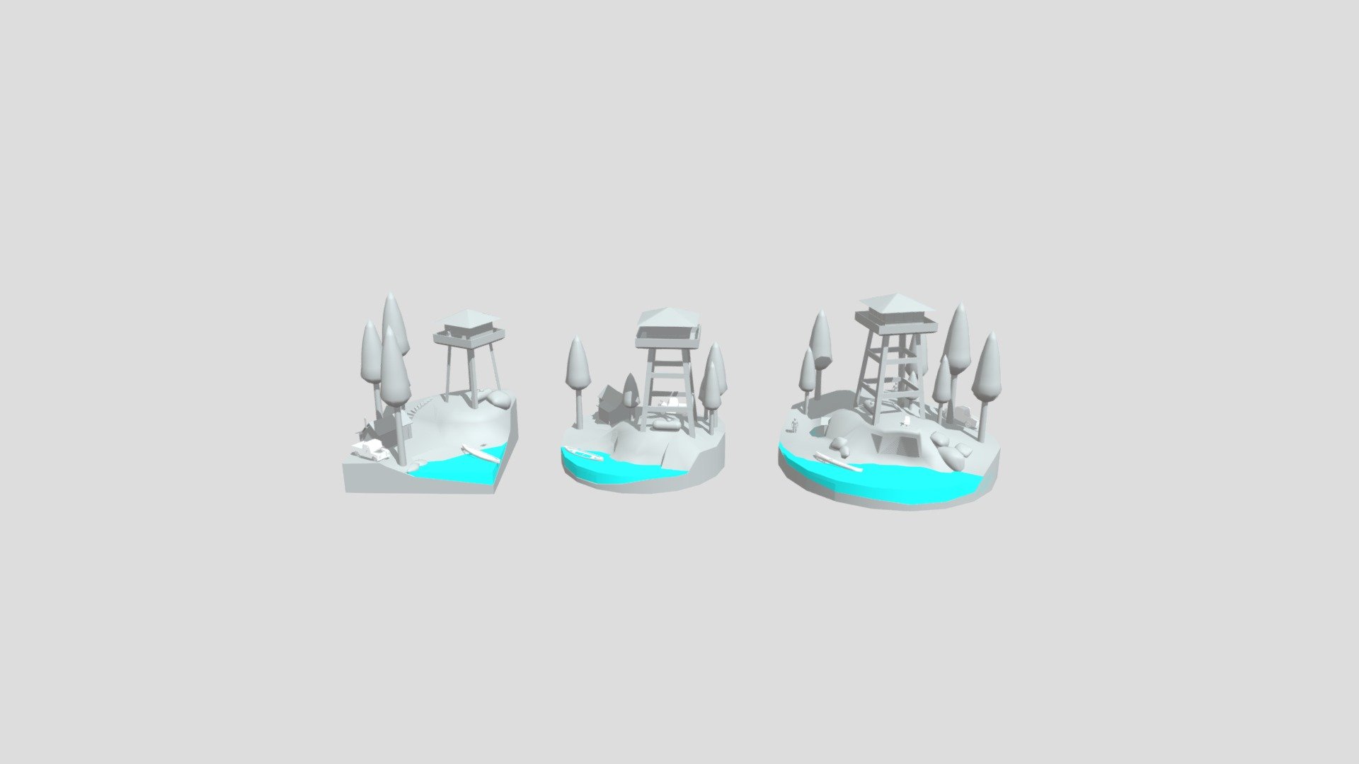 Forest Loner Diorama - Blockouts - 3D model by Esther Sachs ...