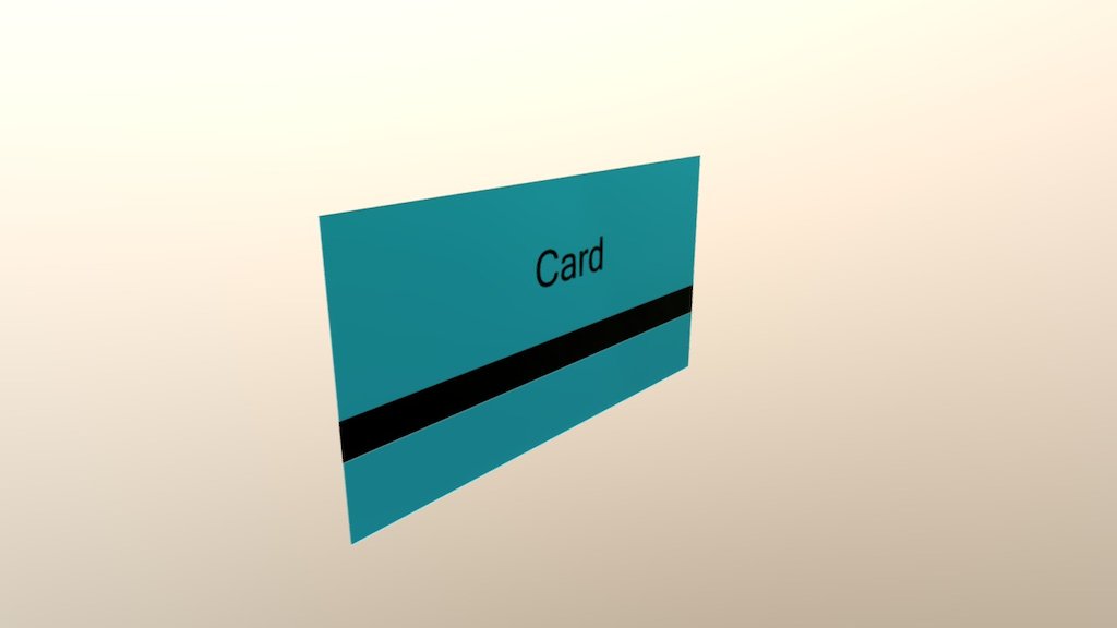 Basic Card Model - 3D model by mikeye2012 [0a40b3a] - Sketchfab