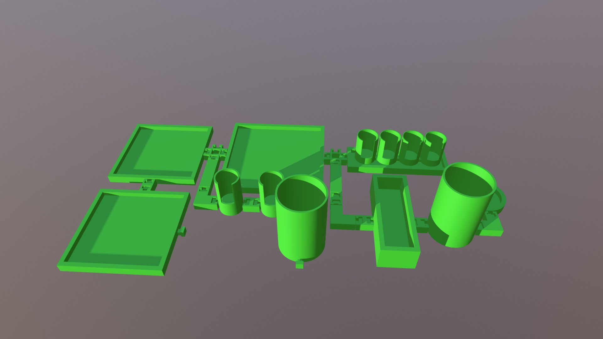 Organizer Set Preview - Download Free 3D model by wintees [0a43eaa ...