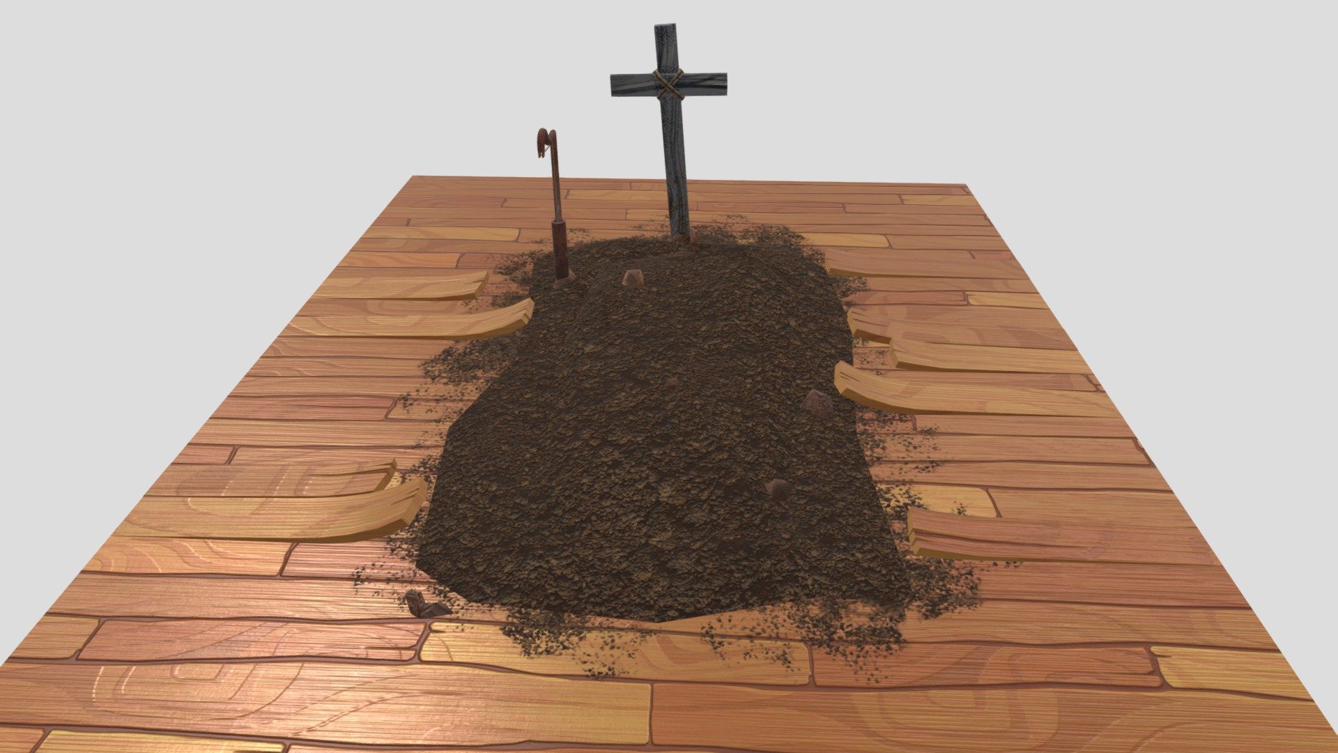 Hello Neighbor Alpha 1 Grave Plus Floor And Top - Download Free 3D ...