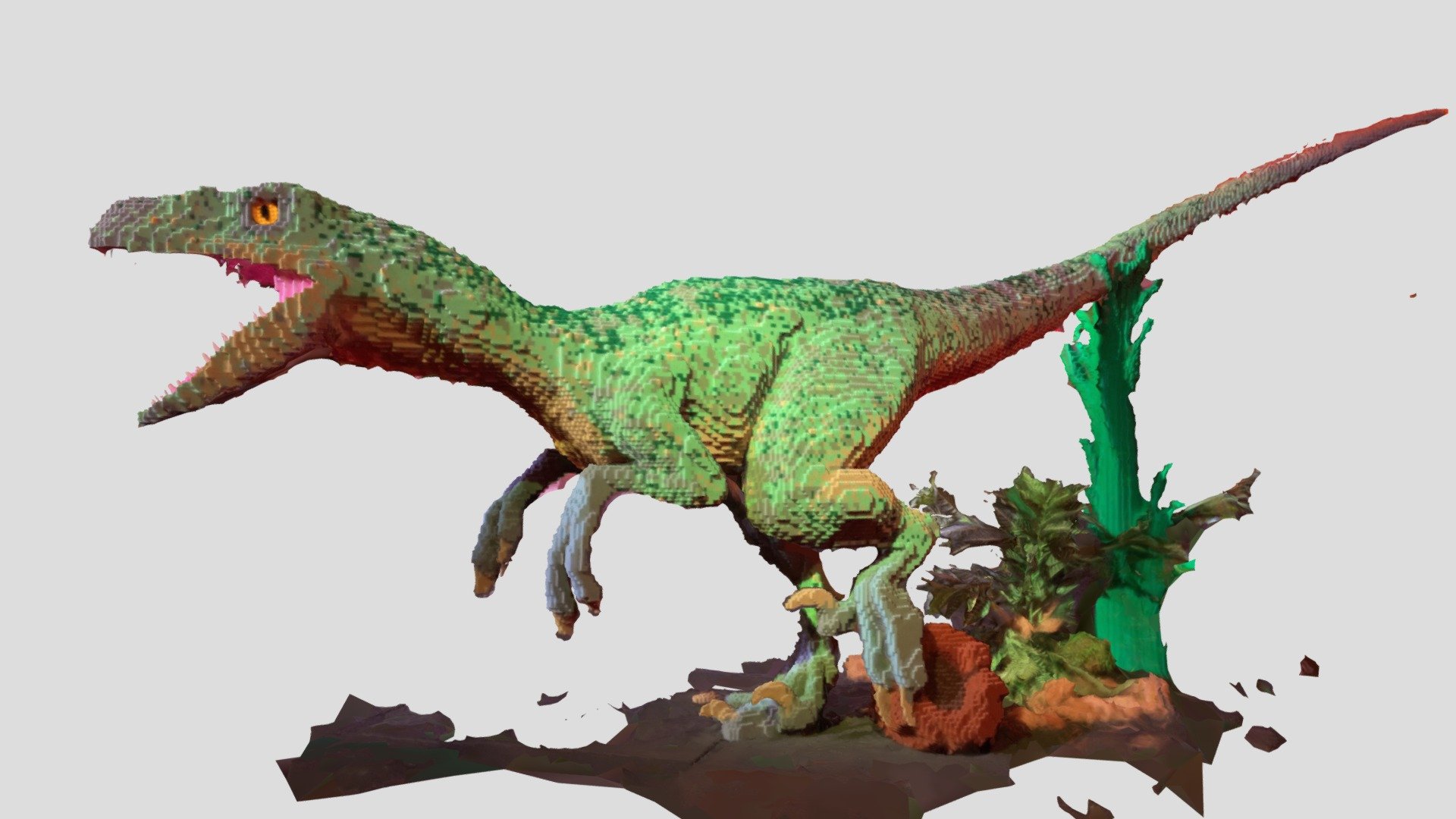 Lego Raptor - Download Free 3D model by MattMakesSwords - Scans ...