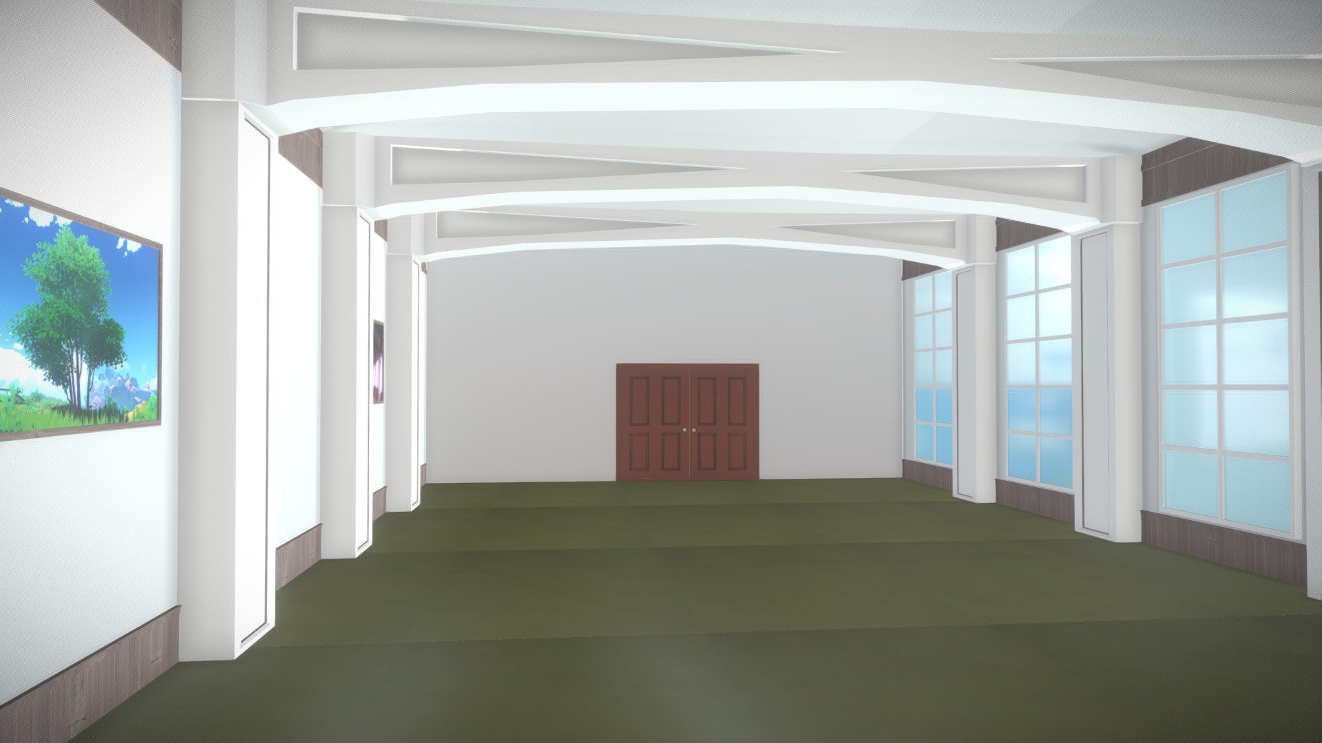 Interior Anime - Download Free 3D model by ganic30 [0a4591f] - Sketchfab