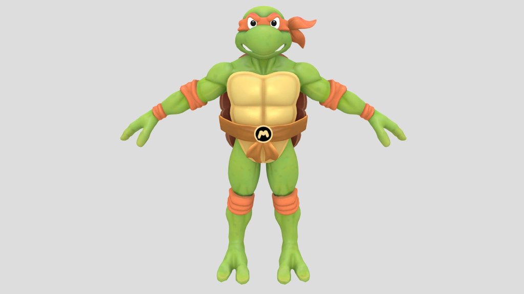 Nickelodeon All-Star Brawl 2 TMNT - A 3D model collection by ...