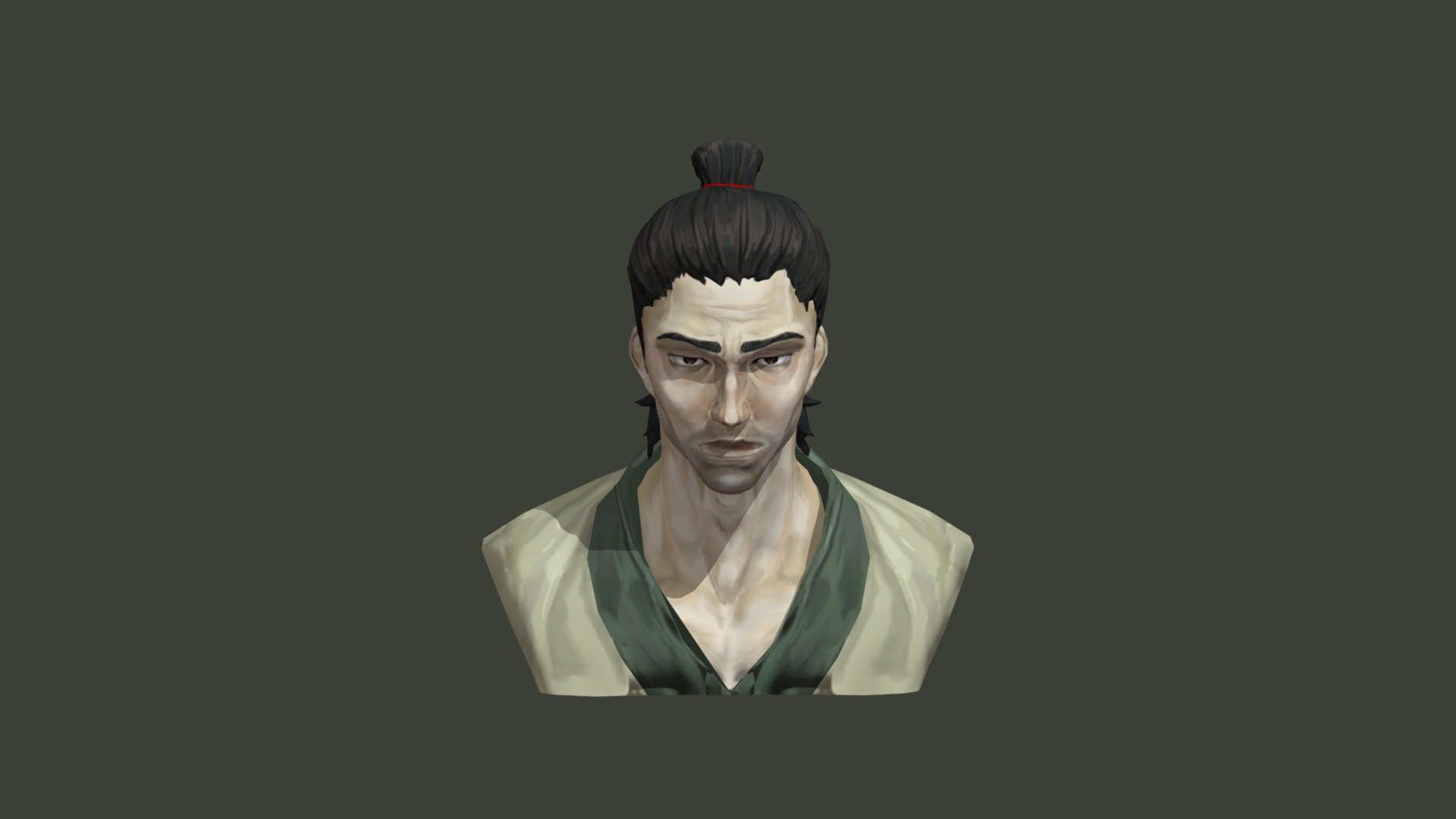 Japanese Guy head Bust - 3D model by Jae Lee (@wanttogo365) [0a46038 ...