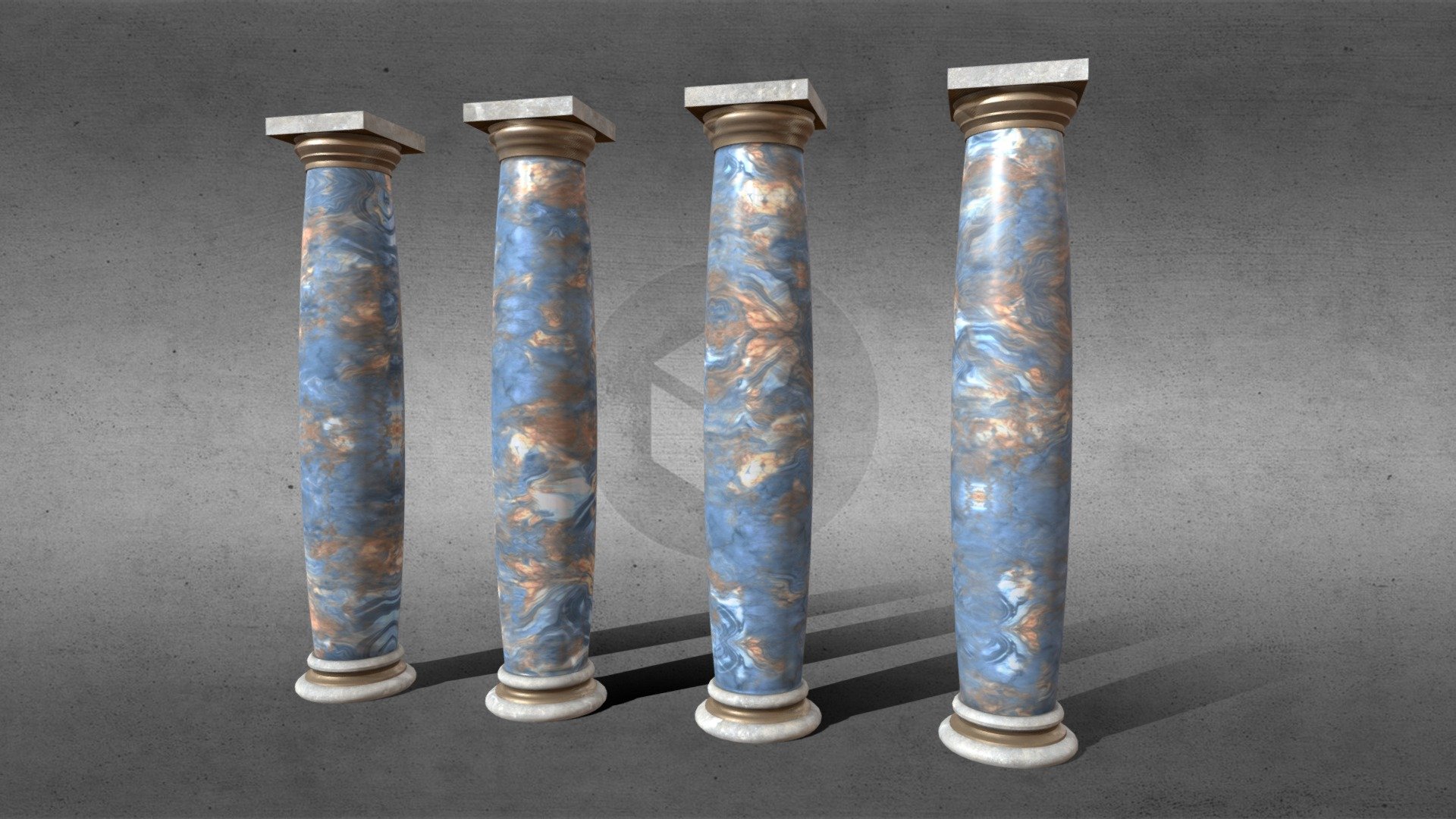 Classical greco-roman Columns - Atlantis Edition - Download Free 3D ...