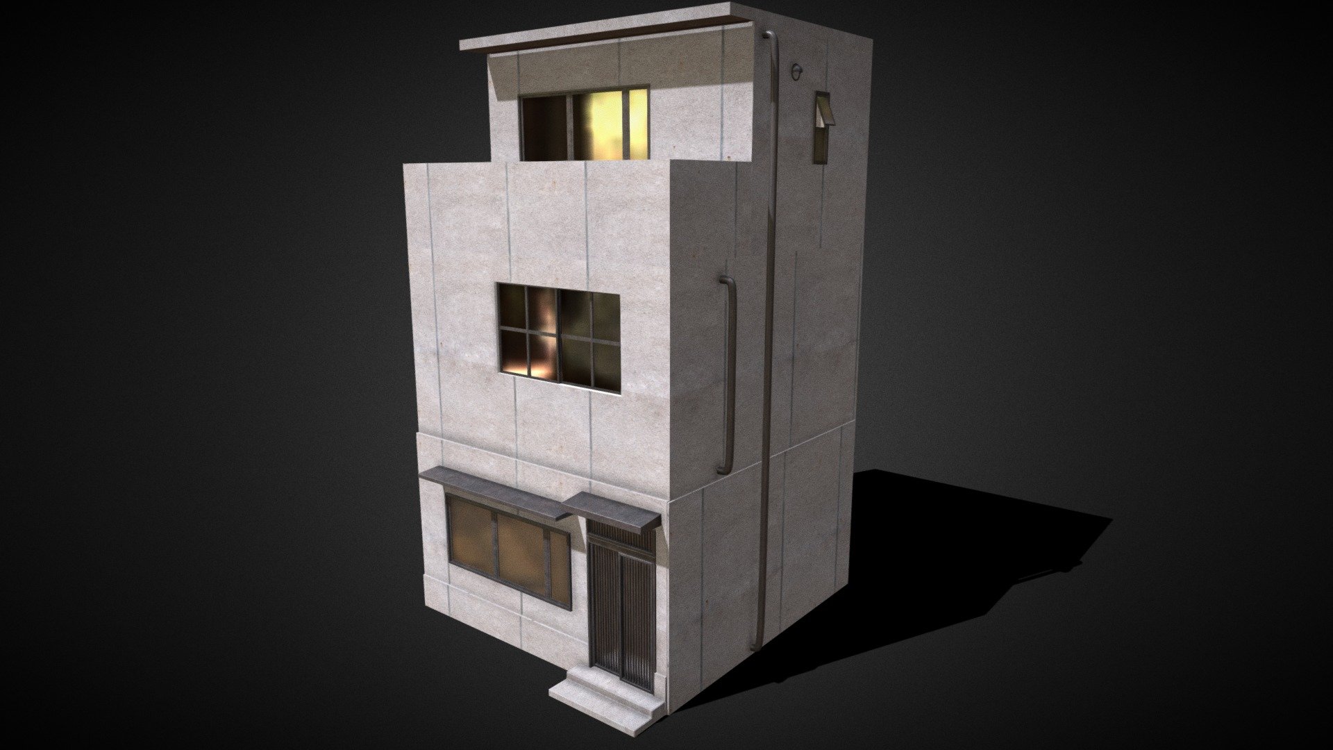 Japan House 4 - 3D model by pacpak [0a46dd2] - Sketchfab