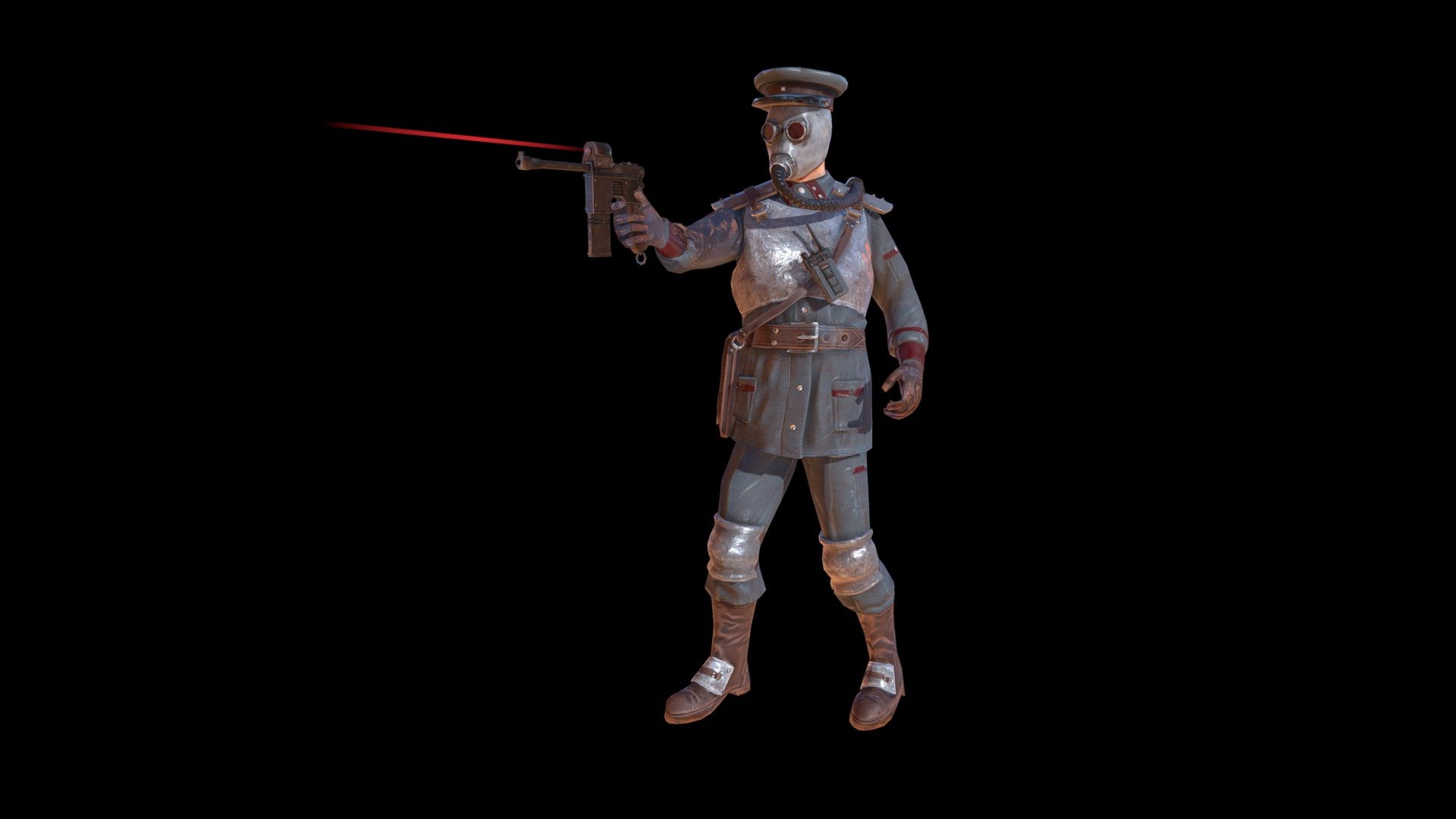 Steampunk Officer - 3D model by ThreeBox (@k9stet) [0a47888] - Sketchfab