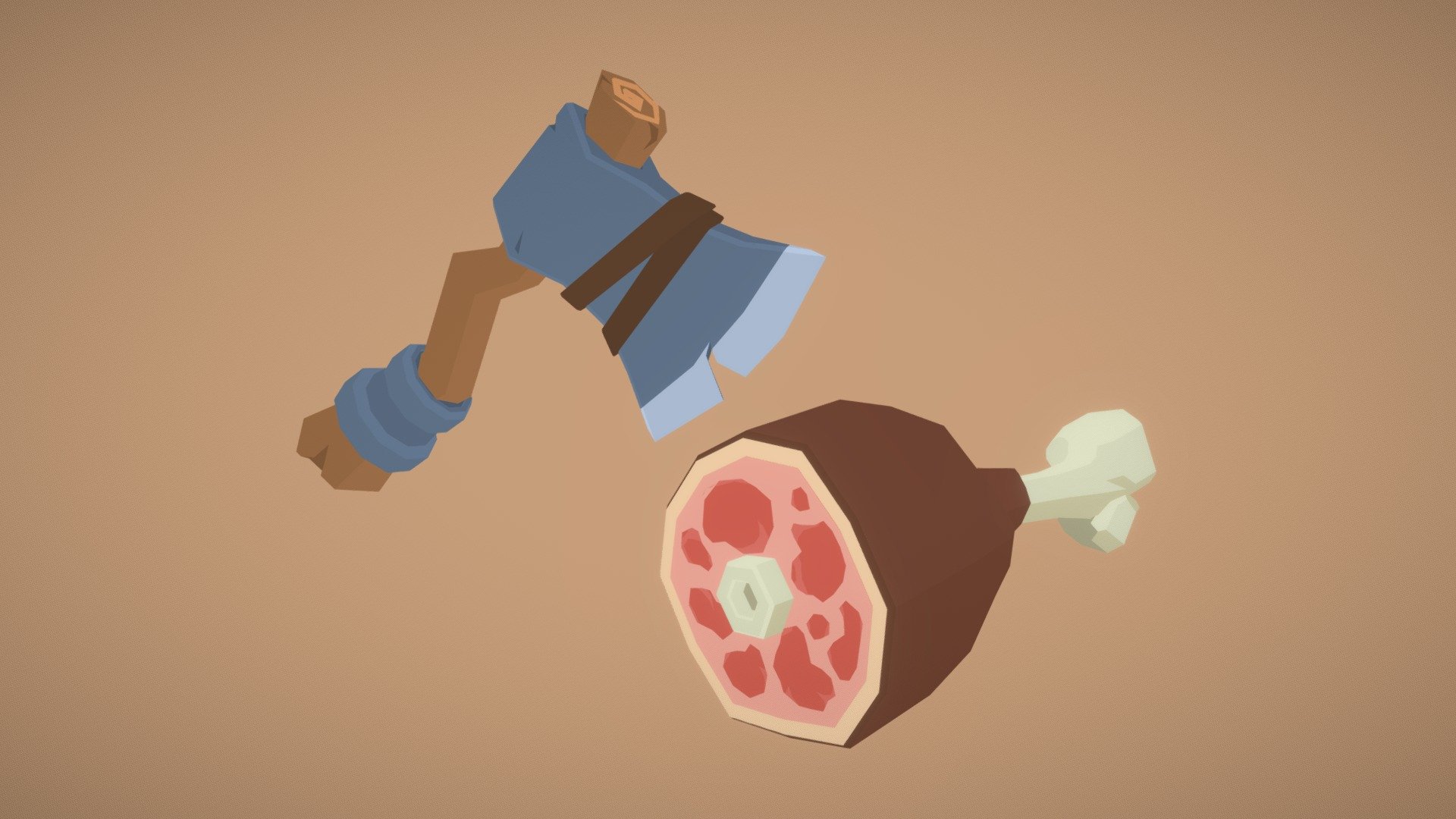 Draft - Axe and meat - Download Free 3D model by Elius Tesseract ...