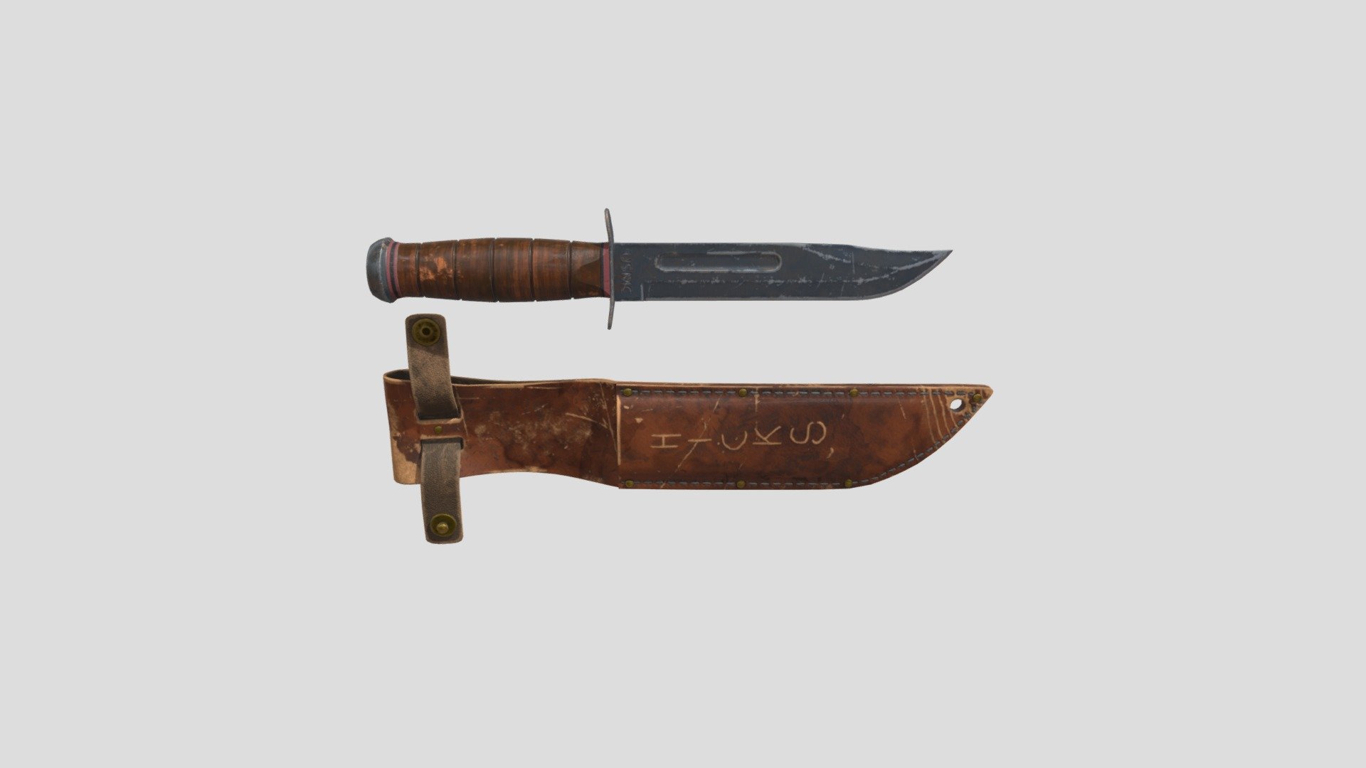Ka-Bar - 3D model by Igor_Baskin [0a47ea8] - Sketchfab