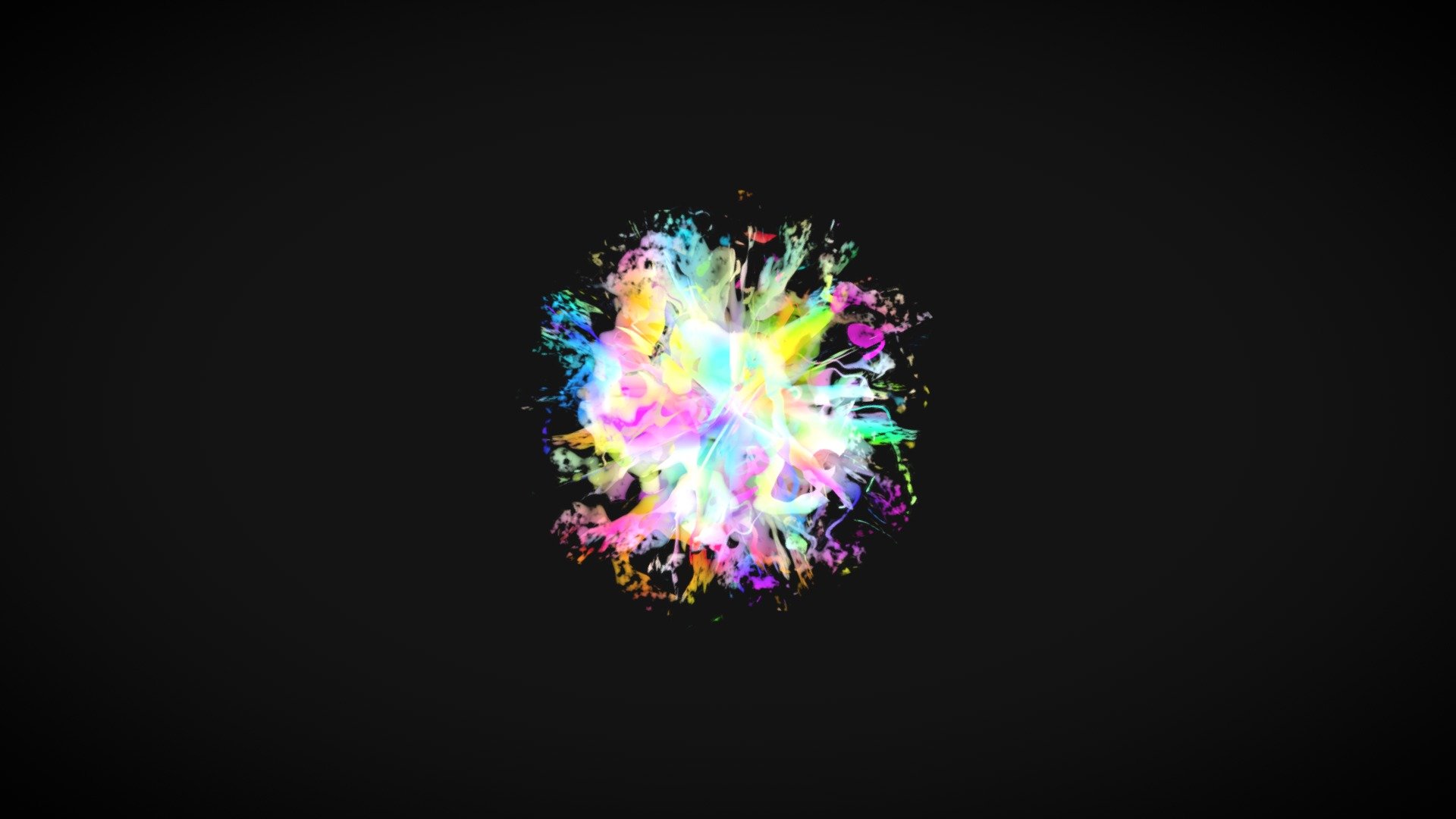 Vibrant Color Burst - Low poly Abstract Effect - 3D model by IZ.MdVerz ...