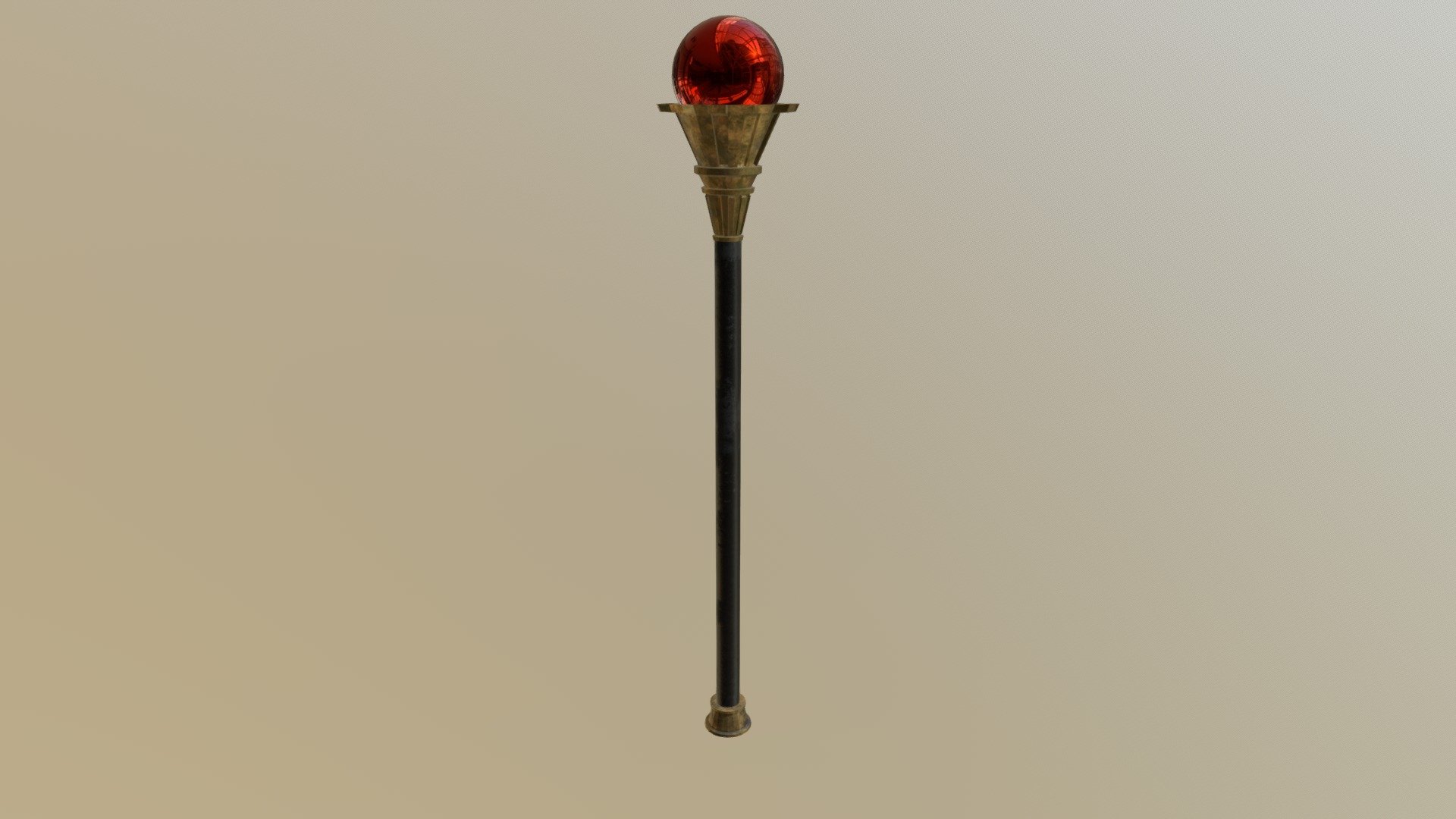 Staff lvl 2 - 3D model by frankineinstein [0a4aa15] - Sketchfab