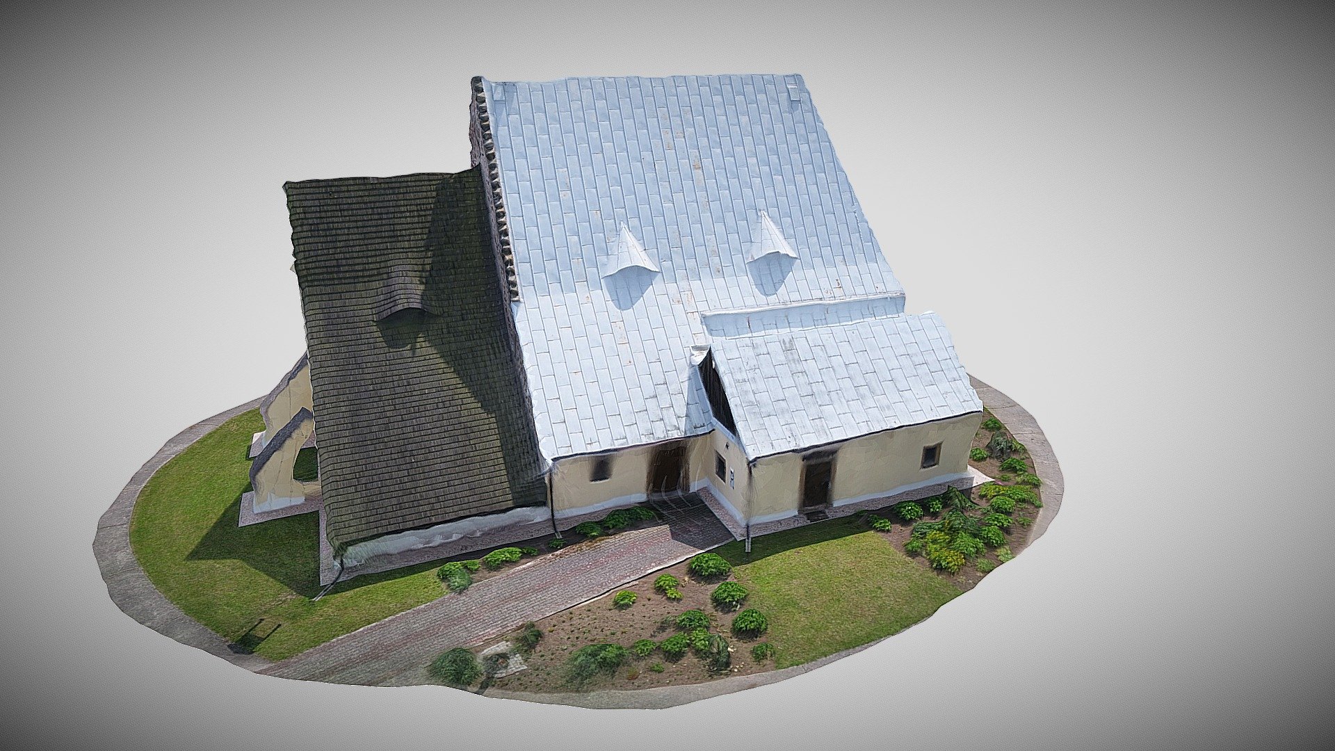 kosciol27082023_simplified_3d_mesh - 3D model by kszeremeta [0a4b2bf ...