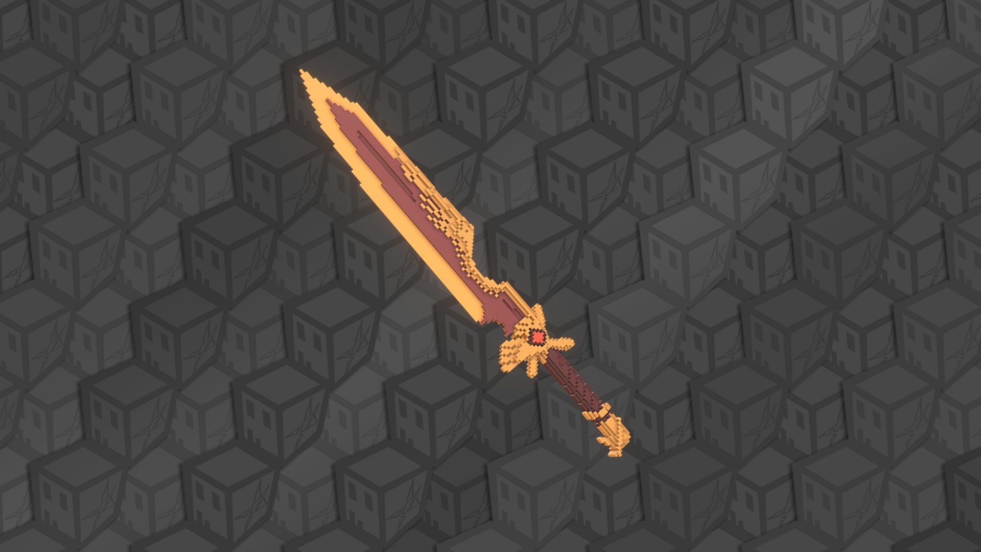 Golden Wing Blade - (64-bit) - 3D model by zachrywilsn | nullblox ...