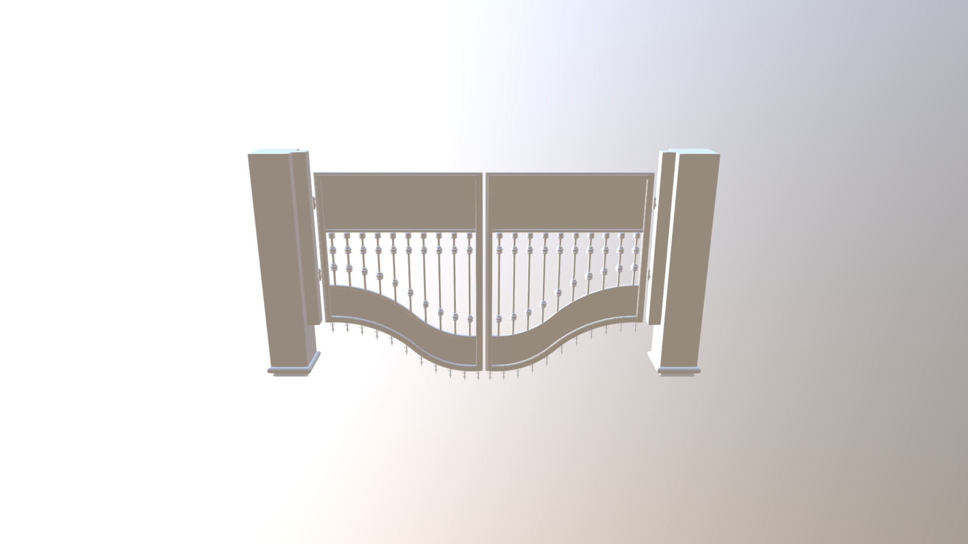 Gate - 3D model by prem5u [0a4d0ab] - Sketchfab