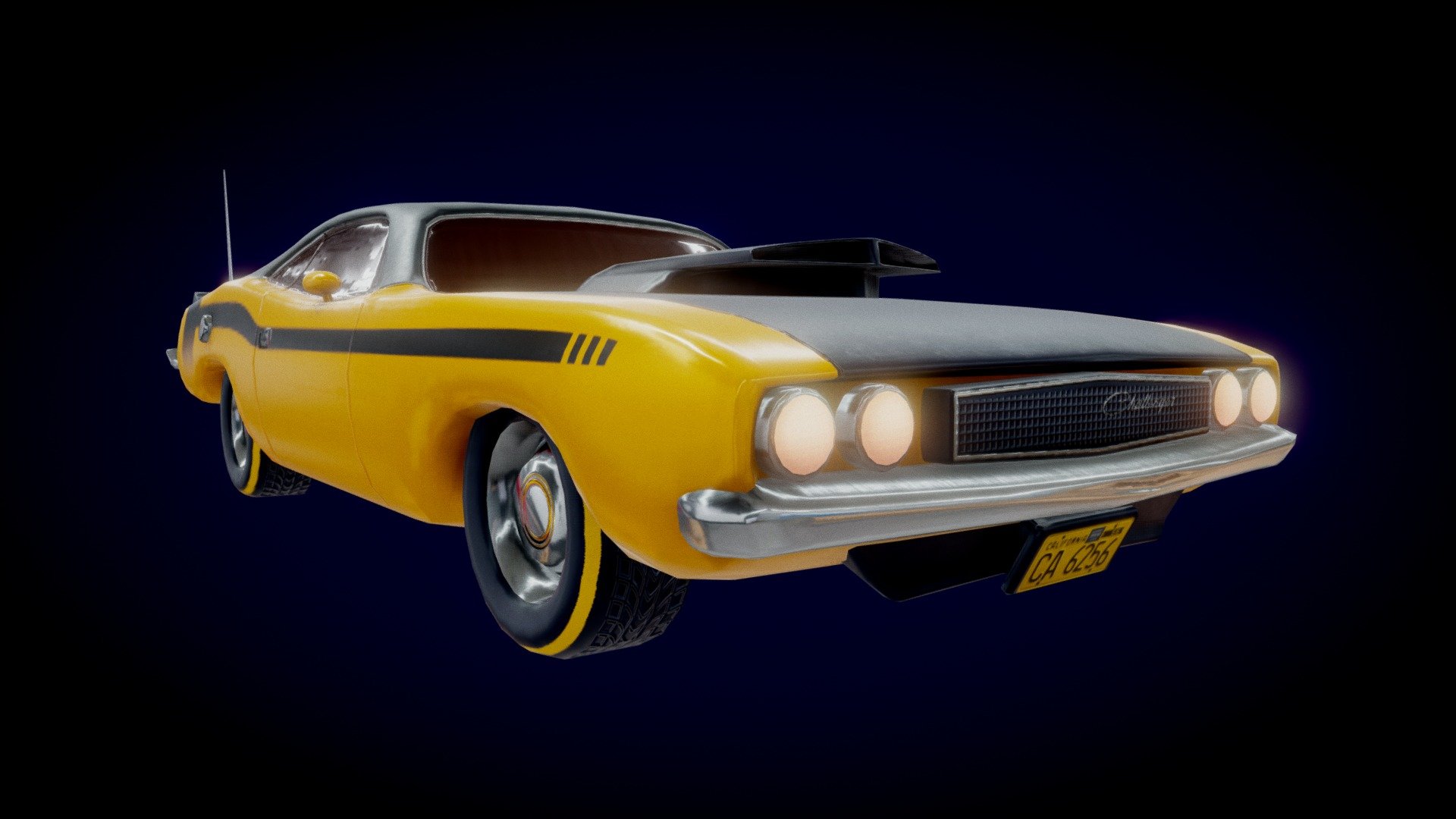 Mellow Yellow - 3D model by mjmwinkler [0a4e84f] - Sketchfab