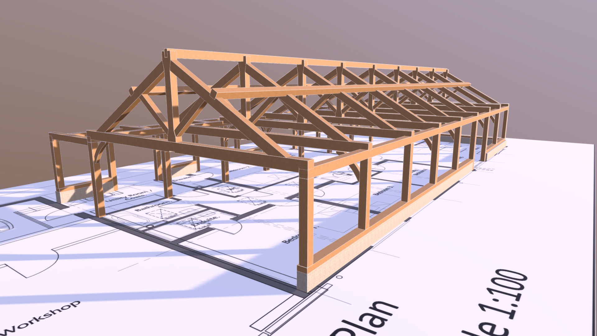 Muskett House Frame - 3D model by Oakmasters (@edhamilton) [0a51c60 ...