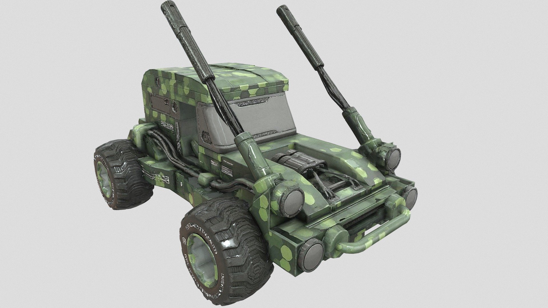 🪖[- -]Military-Car-'ThreE'🪖 - Download Free 3D model by -X-ScornGames ...
