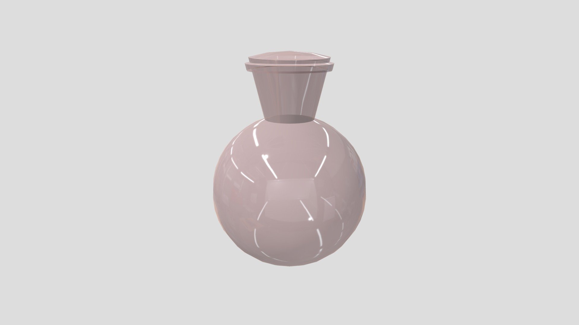 Glass potion bottle - 3D model by starboyjam (@je617833) [0a524b5 ...