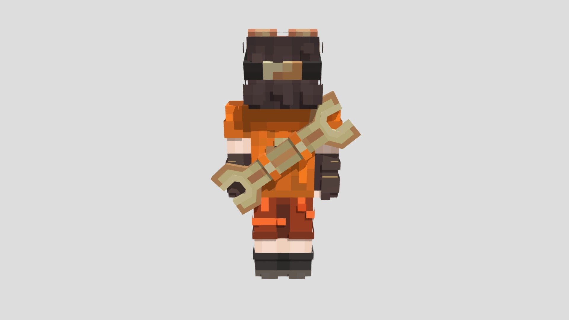 Proxy (Minecraft) (4DSkin) - 3D model by 4DskinsForMinecraftBE (@FirFox4Dskins) [0a52e91 ...
