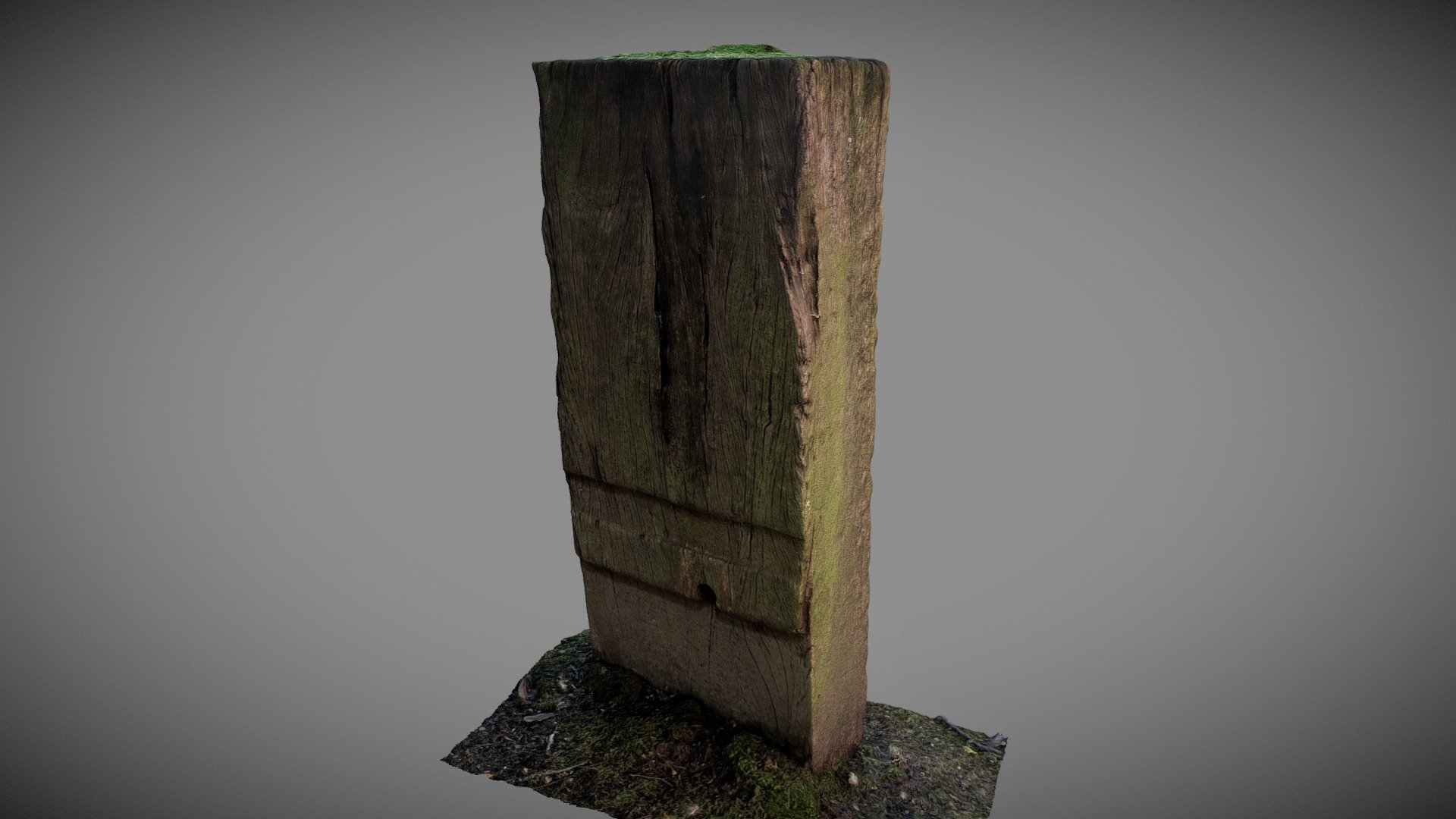 Wooden Post 01 - Buy Royalty Free 3D model by Geoffrey Marchal ...