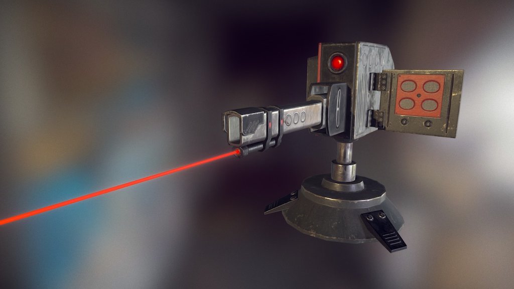 Sentry Gun - 3D model by joshuadolman [0a53ef9] - Sketchfab