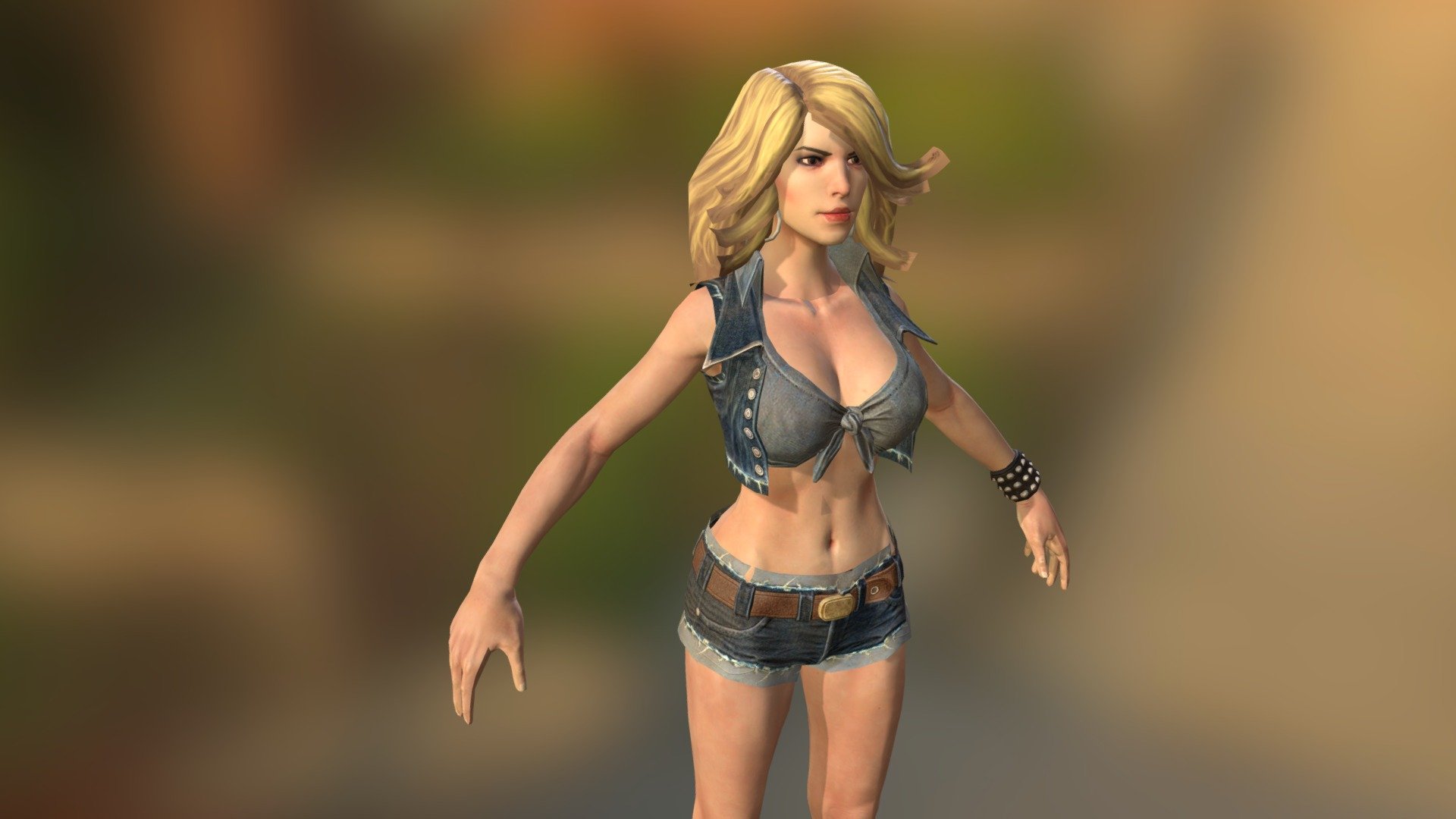 Rigged Sexy Lady Download Free 3d Model By 3d Share 3dsharesg 0a54707 Sketchfab