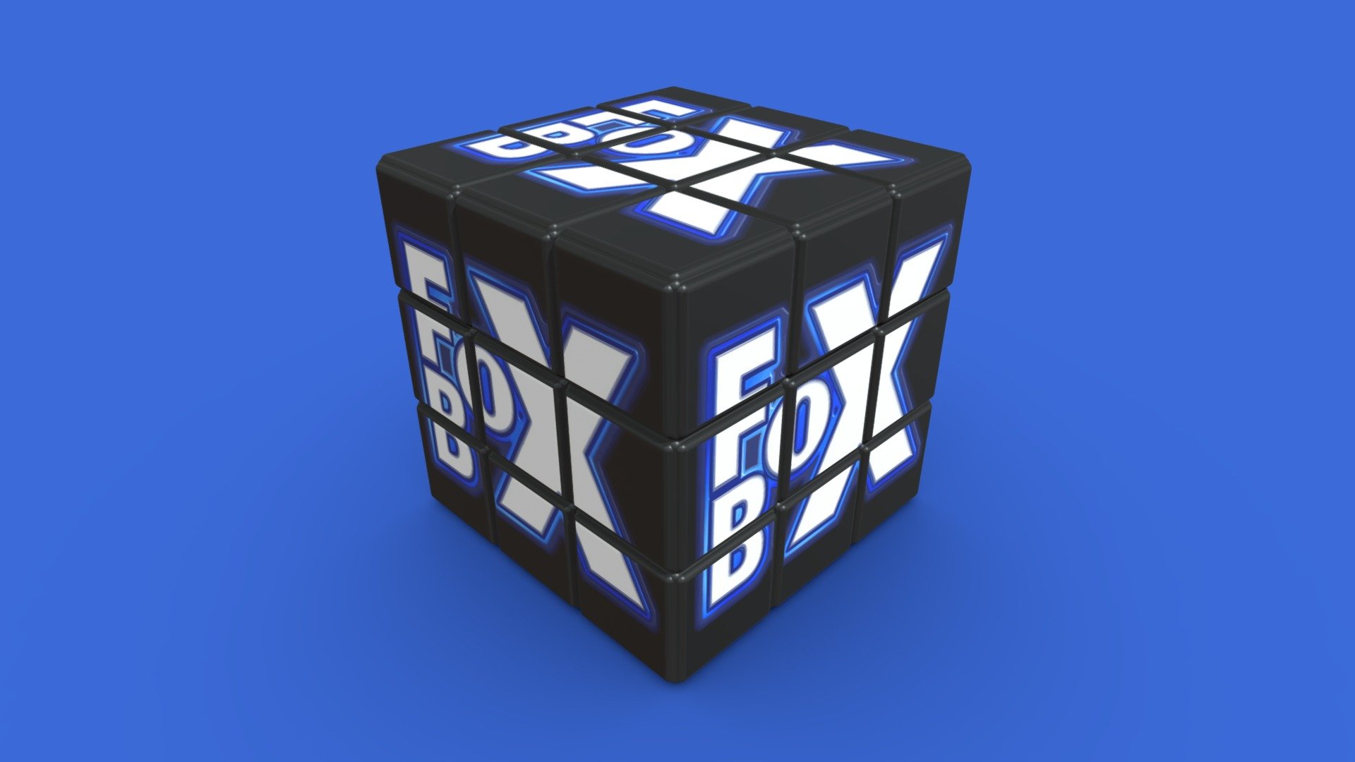 FoxBox Logo (Rubik's cube) - Download Free 3D model by Zarboy086 ...