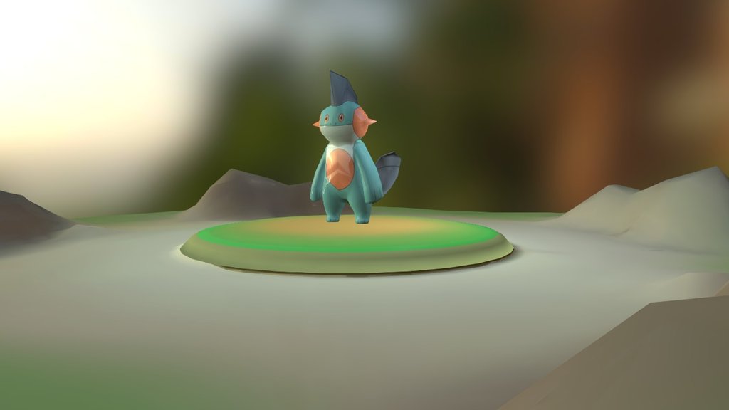Walk(Marshtomp) - SMD Update - Pixelmon 4.1.1 - 3D model by Xander ...