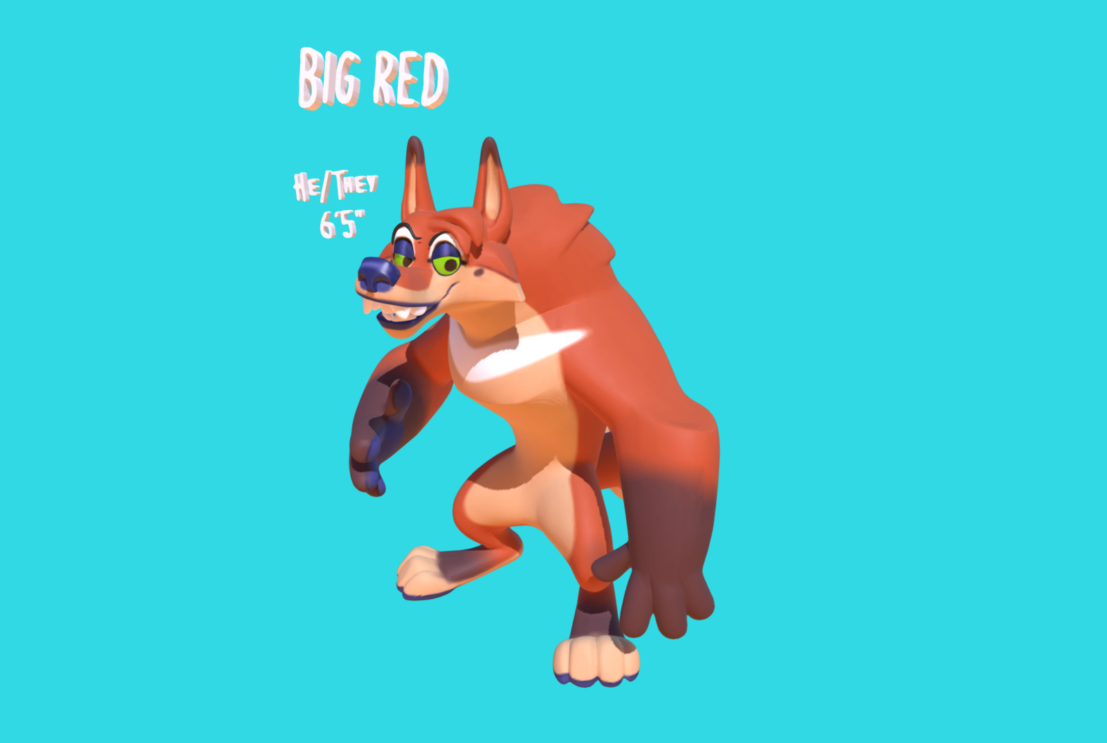 Big Red - 3D model by Benek (@pakulski) [0a5a3b3] - Sketchfab