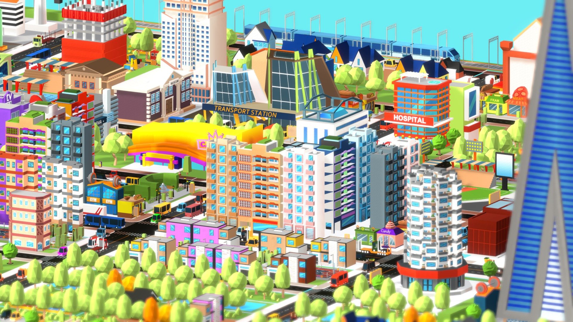 Low Poly City Pack - Buy Royalty Free 3D model by CGmano (@Mohamed.Moh ...