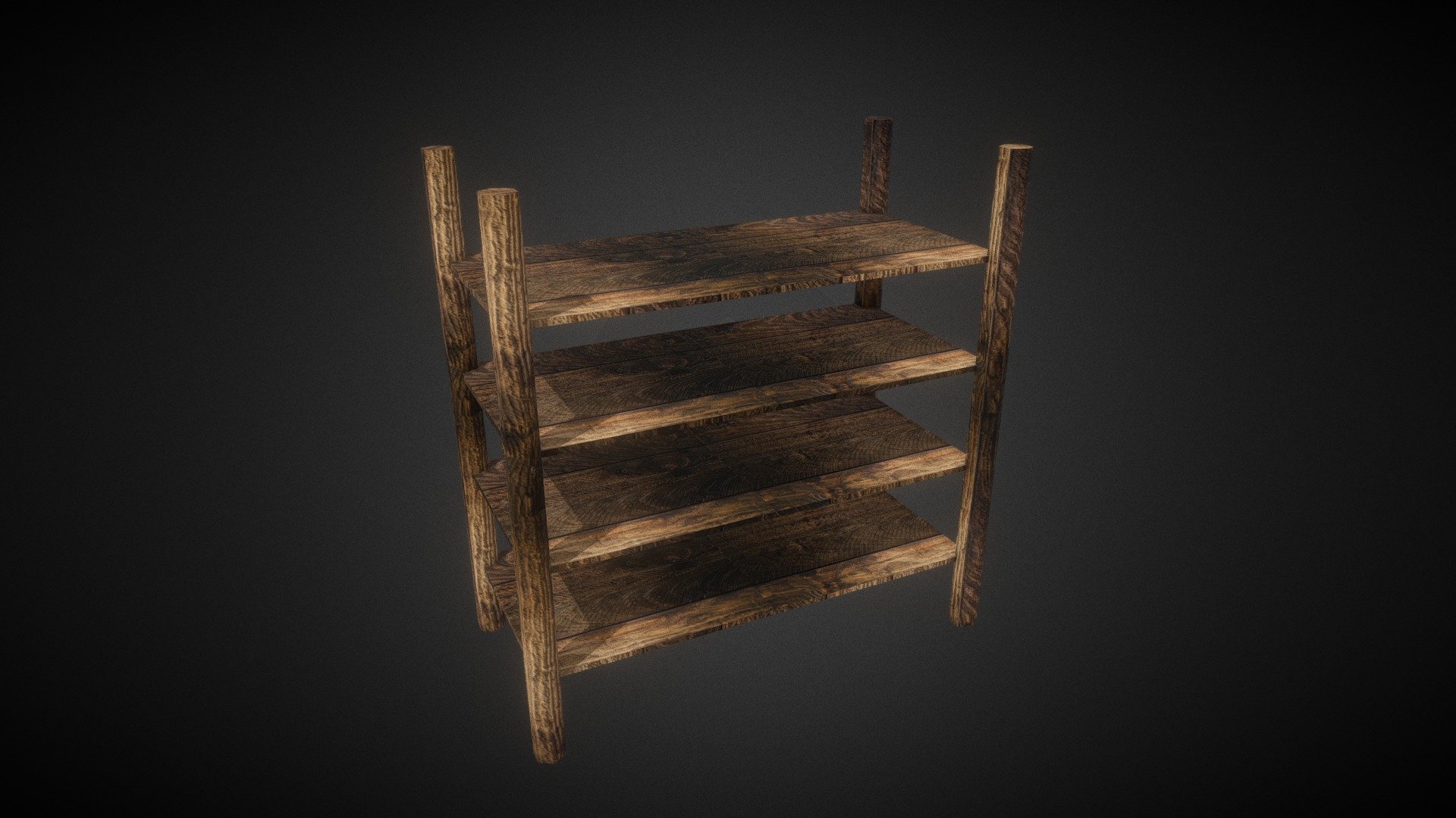 Modern Low-Poly Shelf2 - Download Free 3D model by Inditrion Dradnon ...