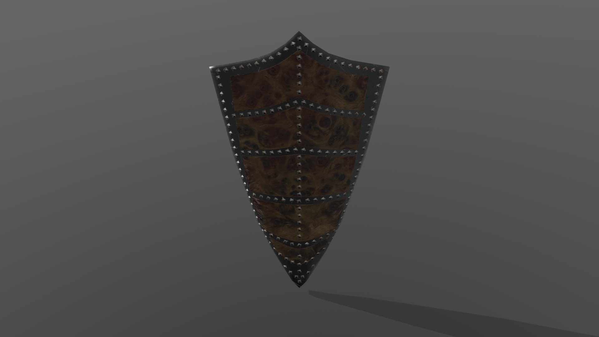 Iron Studded Shield - Download Free 3D model by dimitritrauttmansdorff ...