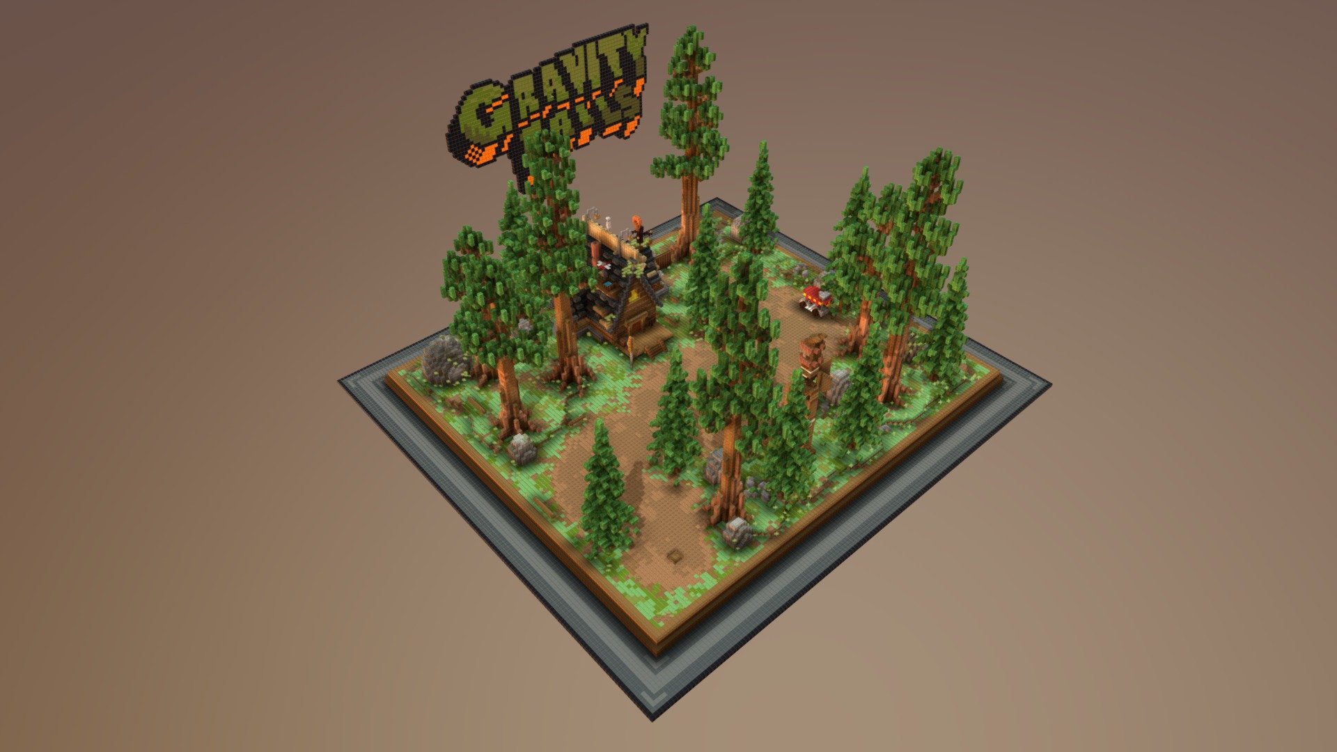 Practice / Gravity Falls Arena - Download Free 3D model by KoraProjects ...