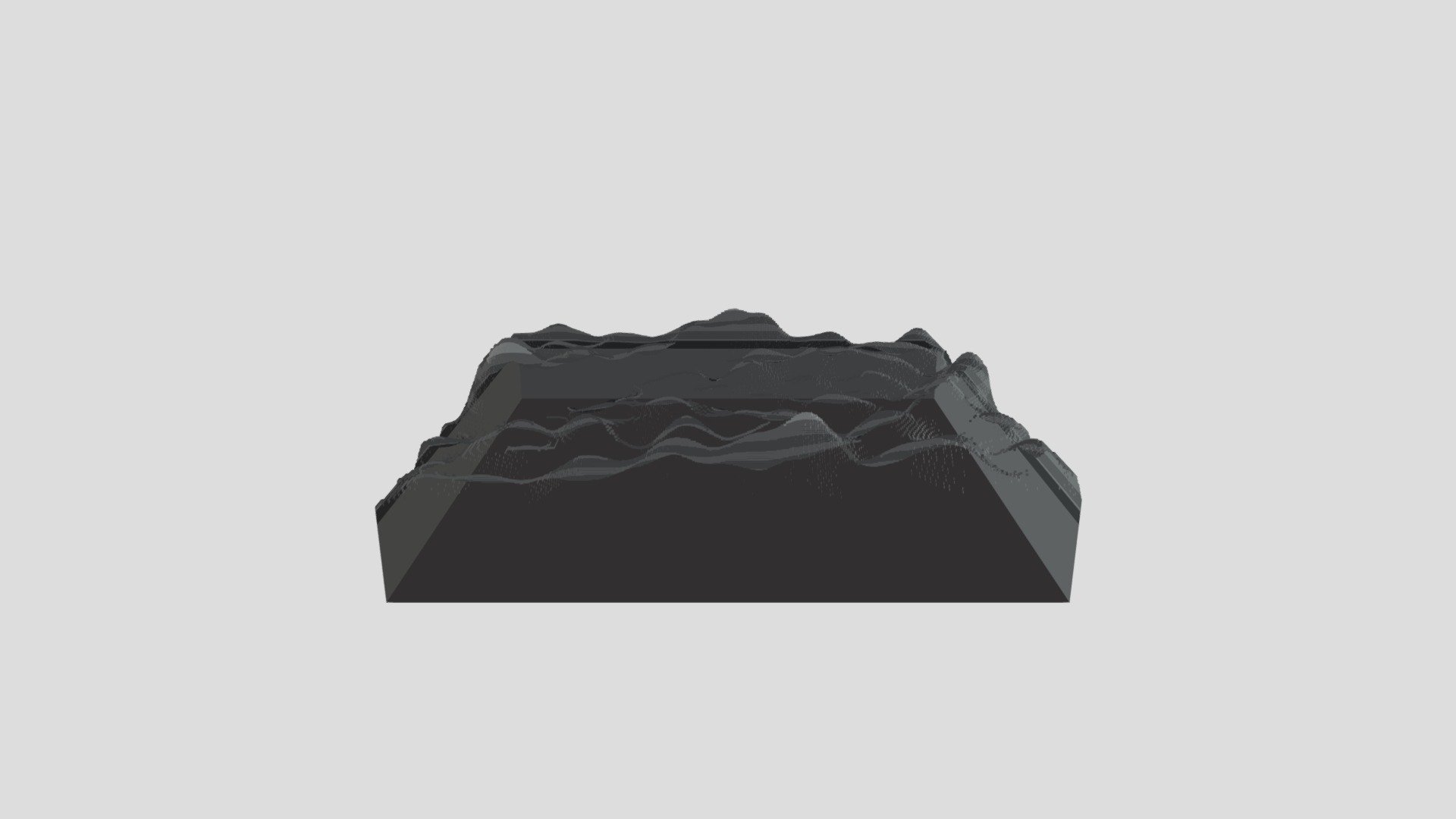 Black And White Terrain - Download Free 3D model by martin7274 [0a5d178 ...