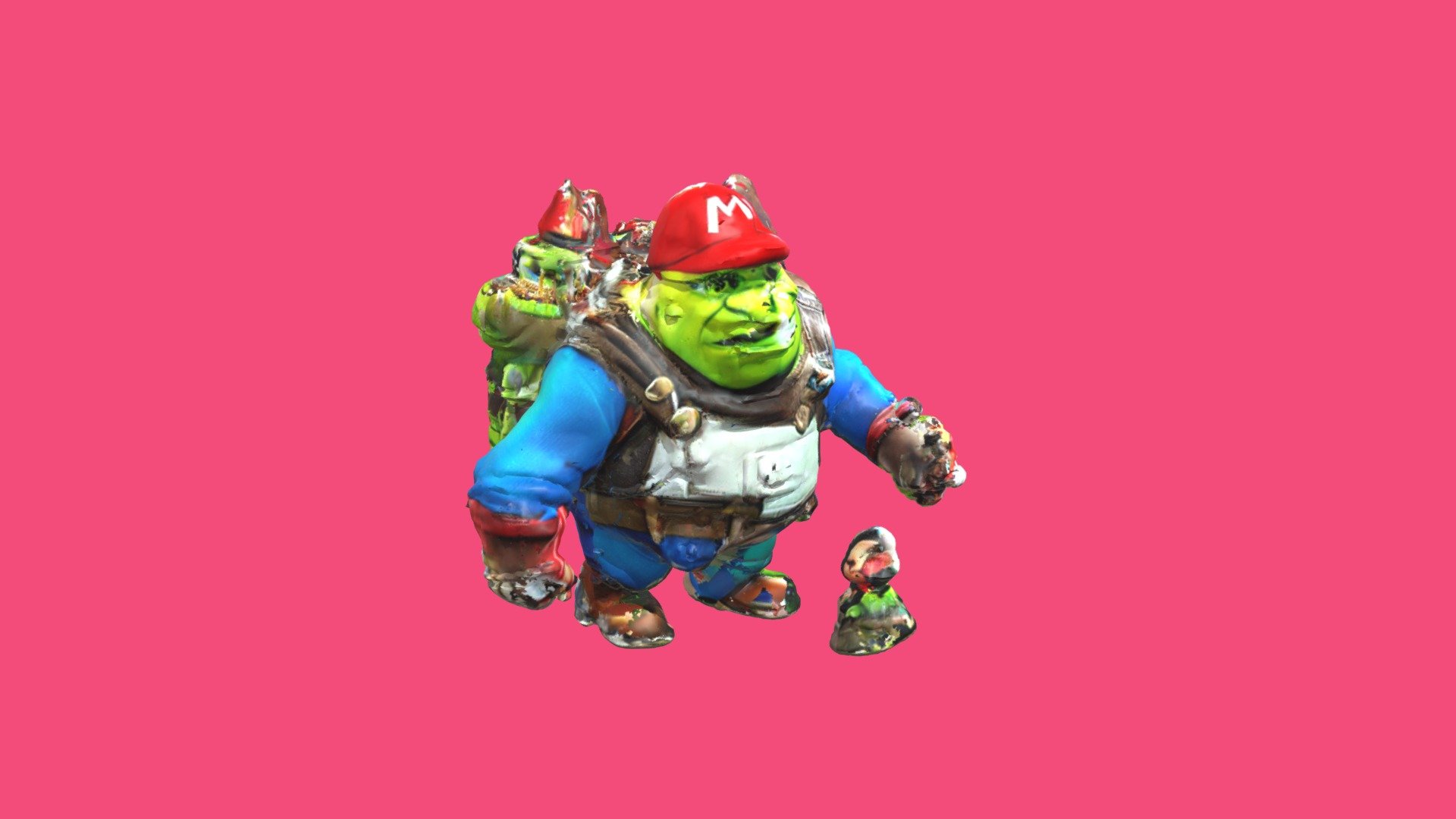 ️｢MASTERPIECE｣ — Shrek Mario Mashup - Download Free 3D model by bit ...