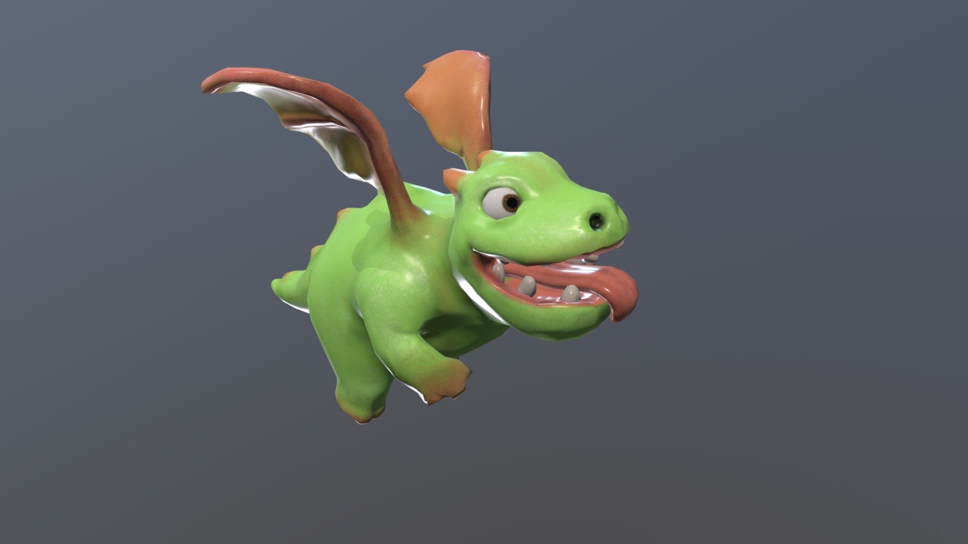 Baby Dragon - 3D model by Nisal Wickramasekara (@Nisal89) [0a60605 ...