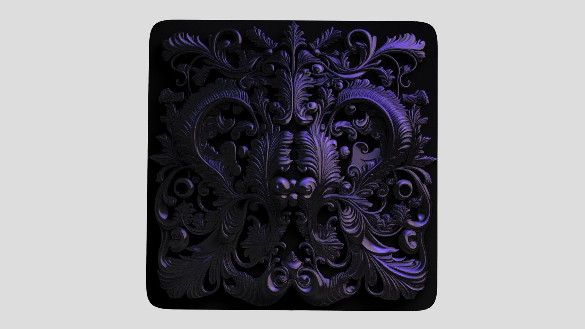 ORNAMENTAL FILIGREE 001 - Download Free 3D model by RadioactiveAG ...