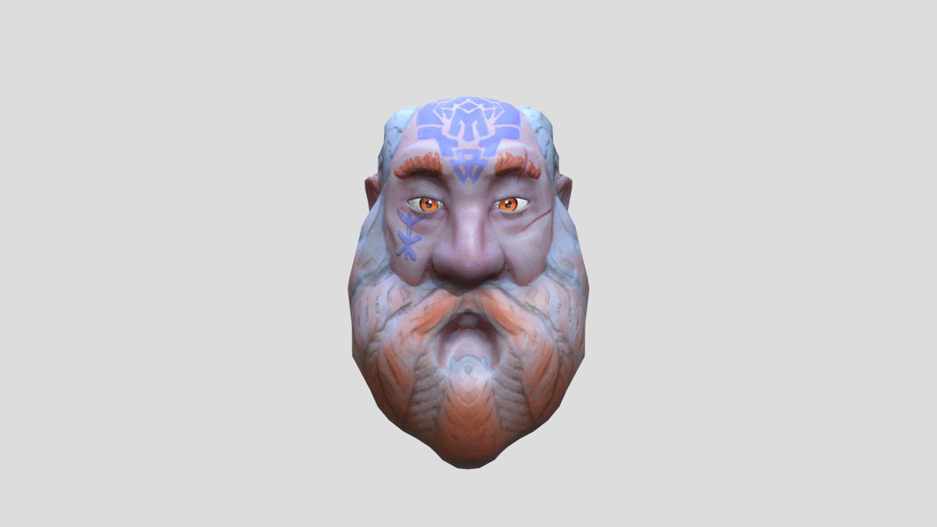 Dwarf head for D&D - Download Free 3D model by Bento (@gostbento ...