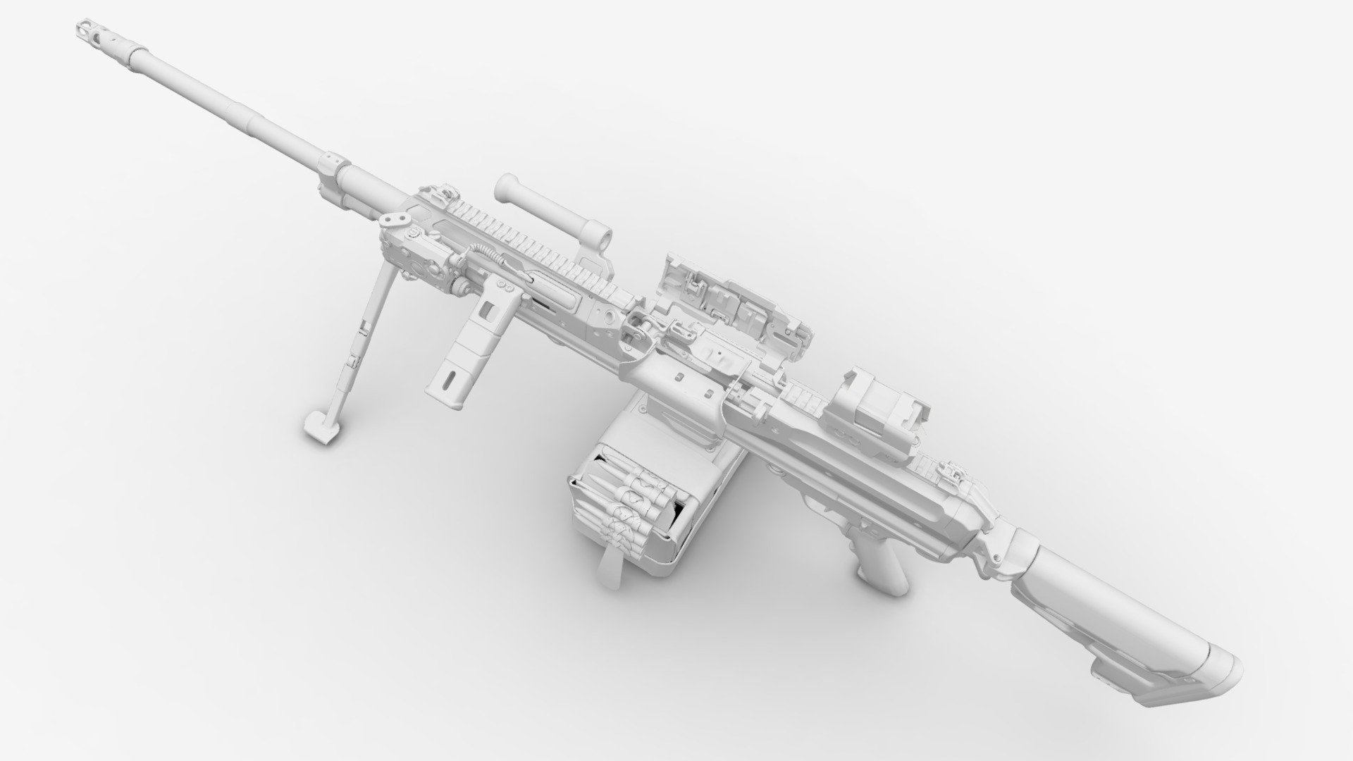 SIG MG-338 - 3D model by 417000 [0a6678d] - Sketchfab