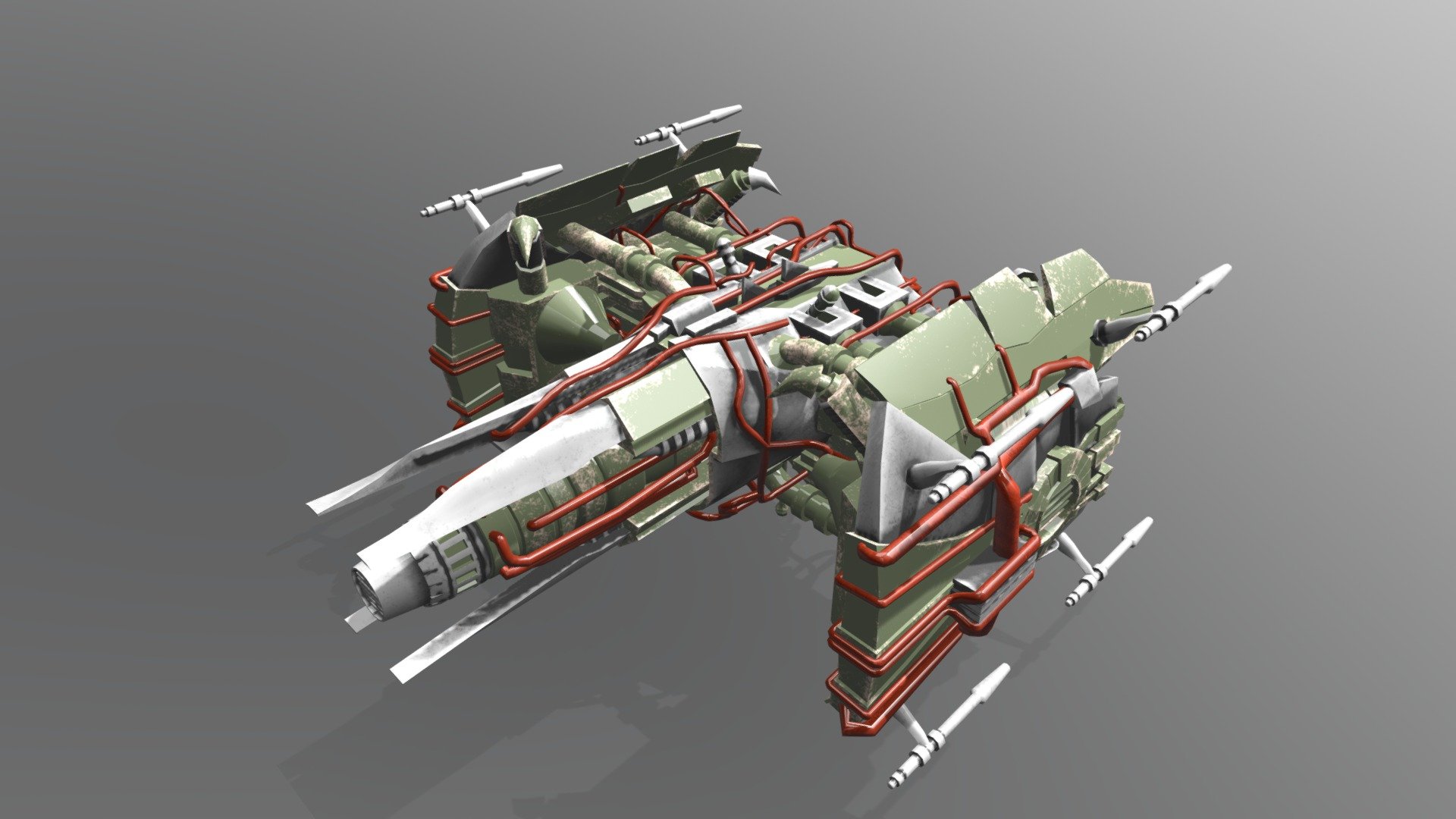 Spaceship Pack 06 - 3D model by creative.avl [0a67db2] - Sketchfab