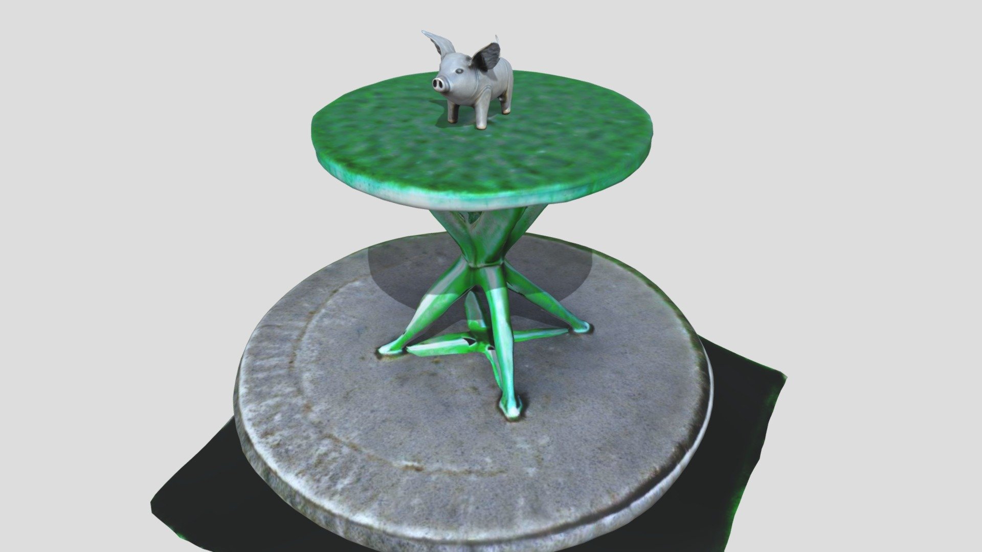 Pig On Table from LumaAI Genie - Download Free 3D model by joefxoom ...