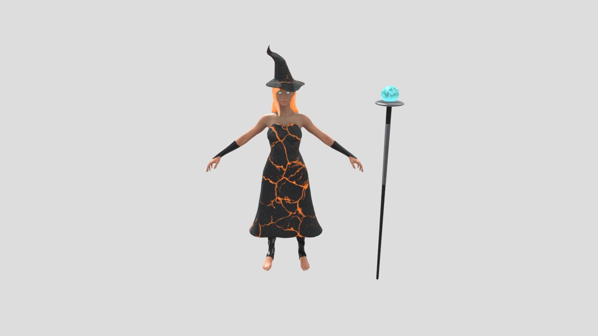 Witch - 3D model by HappyDeYapy [0a6ba39] - Sketchfab