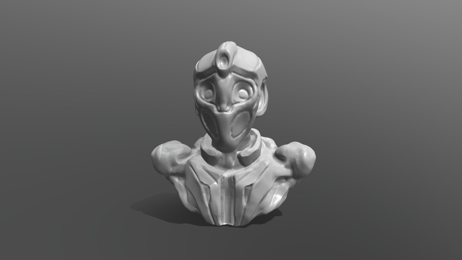 Robot Mech Head - 3D model by Christian-Gomez [0a6d7c3] - Sketchfab